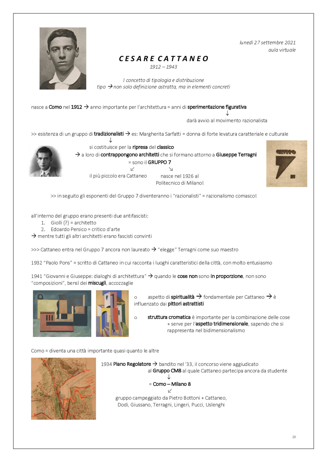 Appunti Su Cesare Cattaneo Docsity