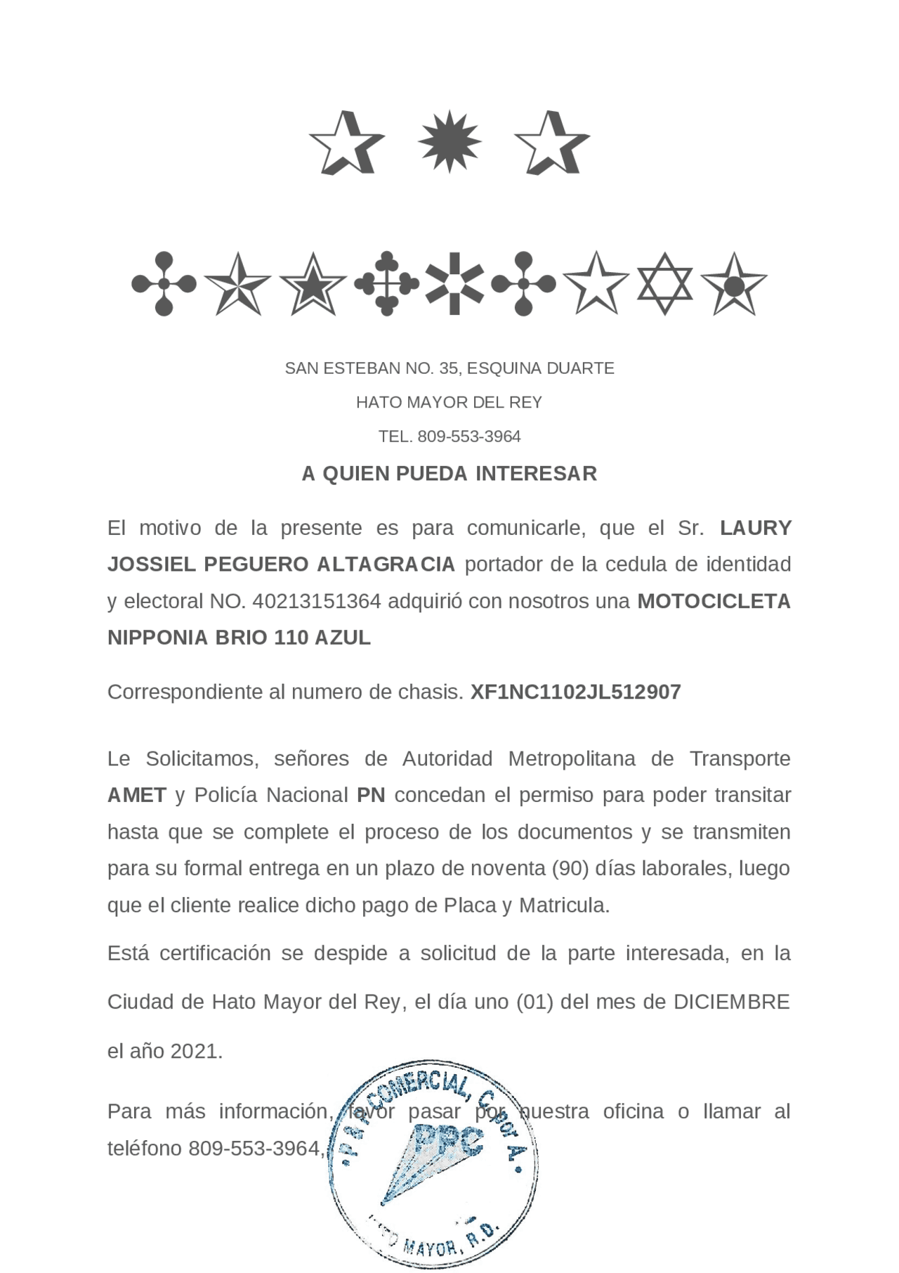 Comercial p y p VVto - Docsity