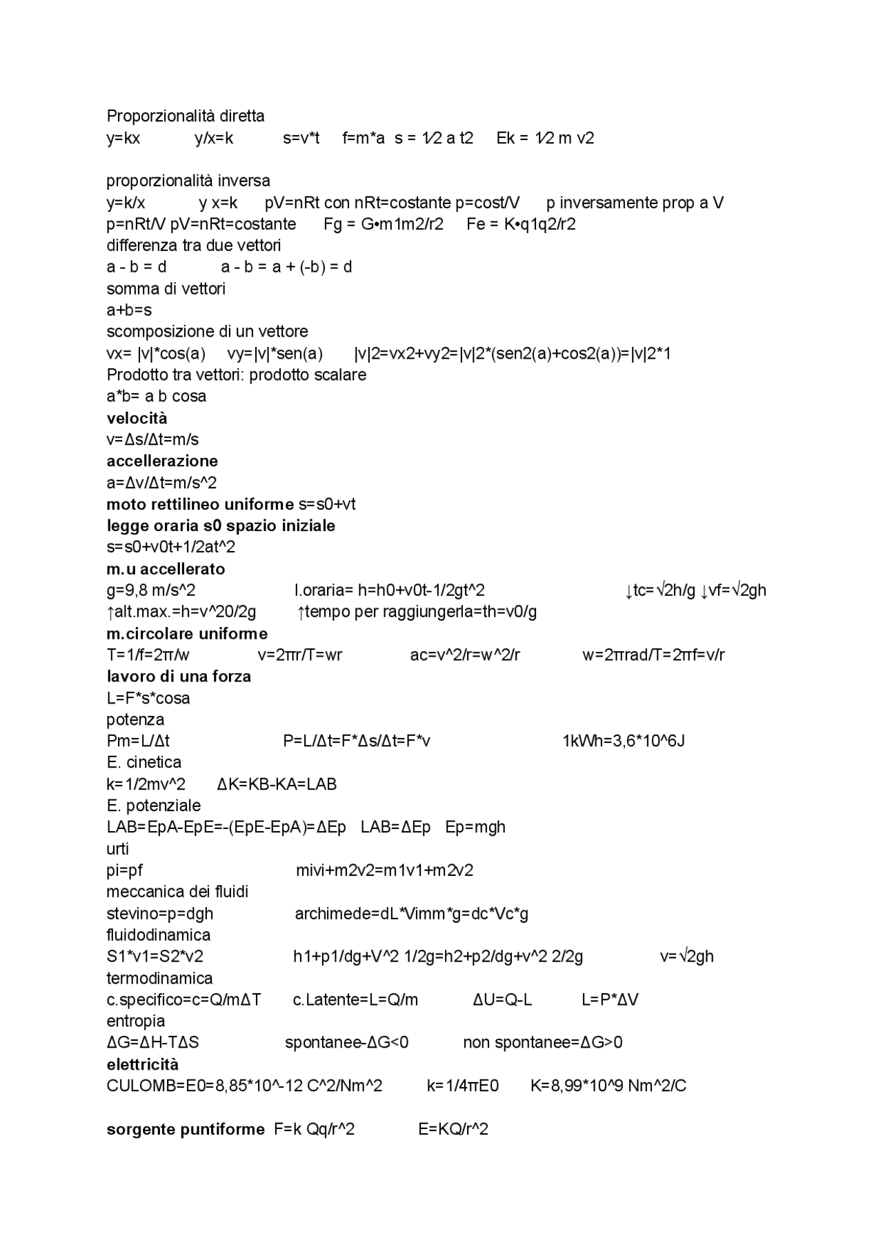 Appunti Scritti A Mano Docsity