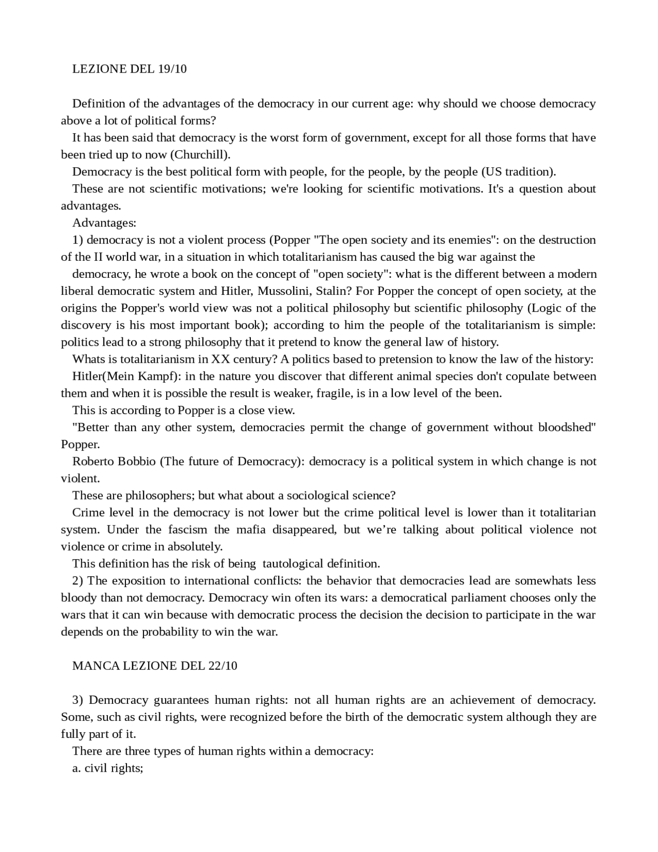 Lessons Of Democracy In The Digital Era Docsity