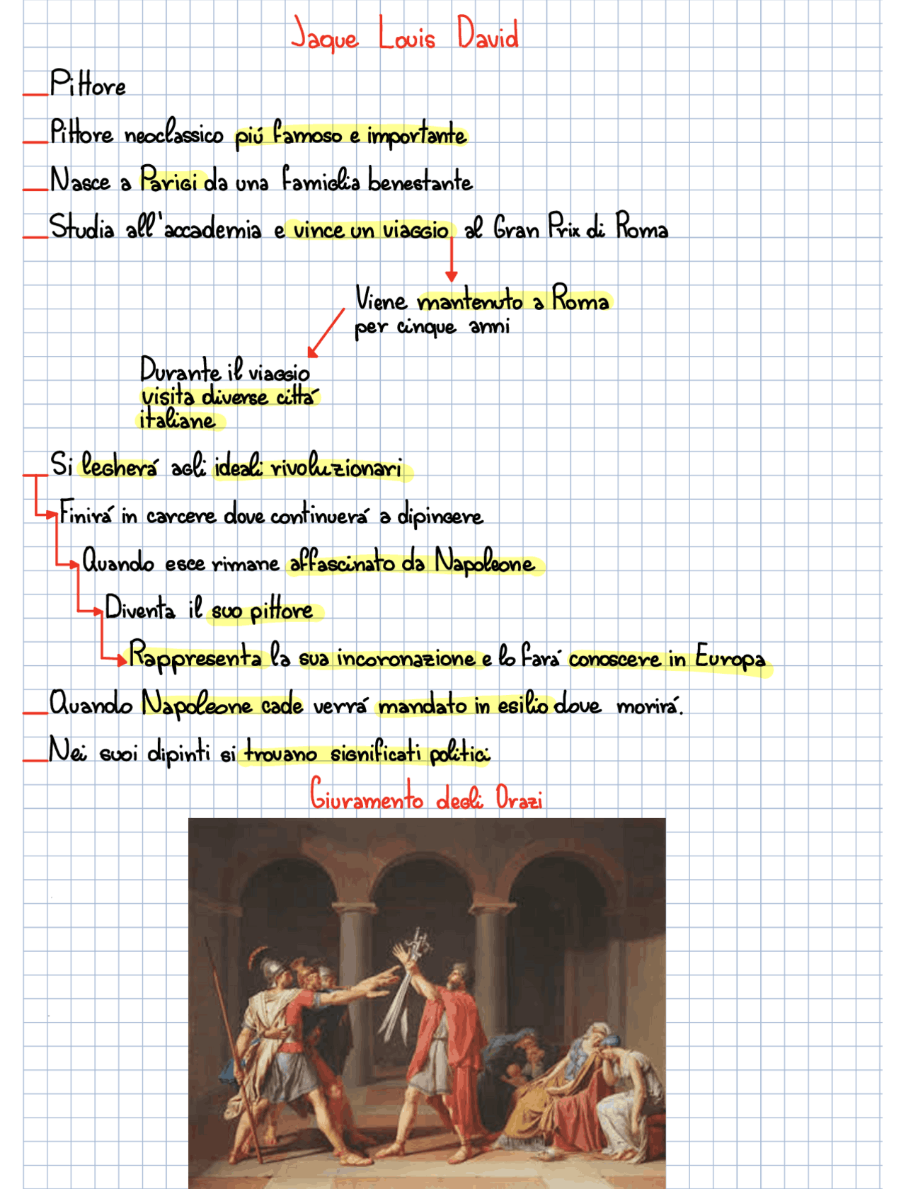 Jaque Louis David - Docsity