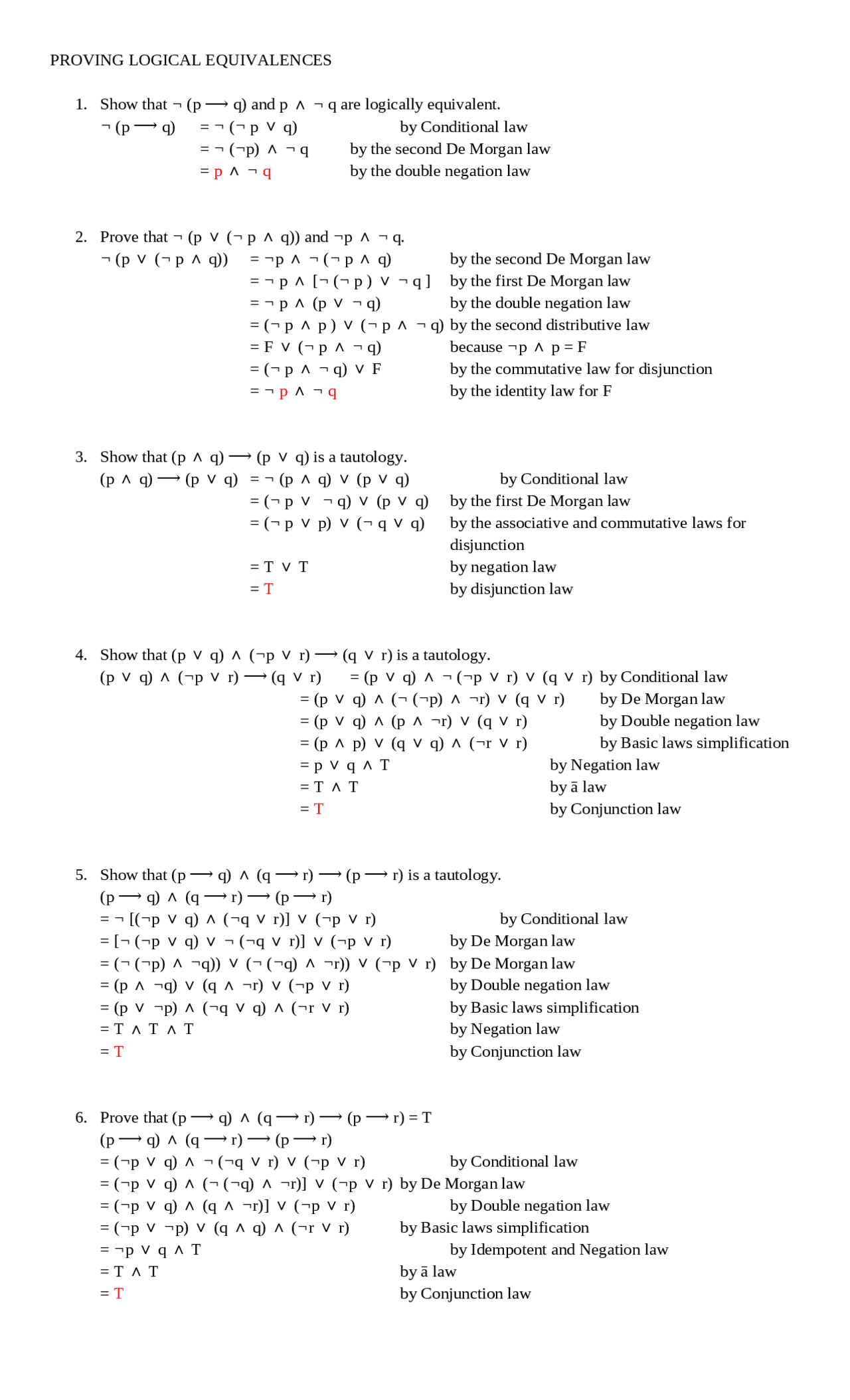 Logical Mathematics And More Docsity
