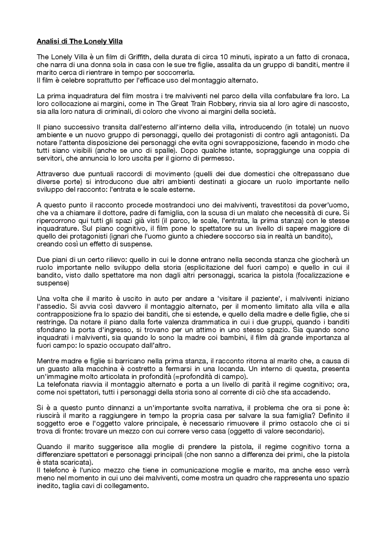 Appunti Storia Del Cinema Mod 1 Docsity