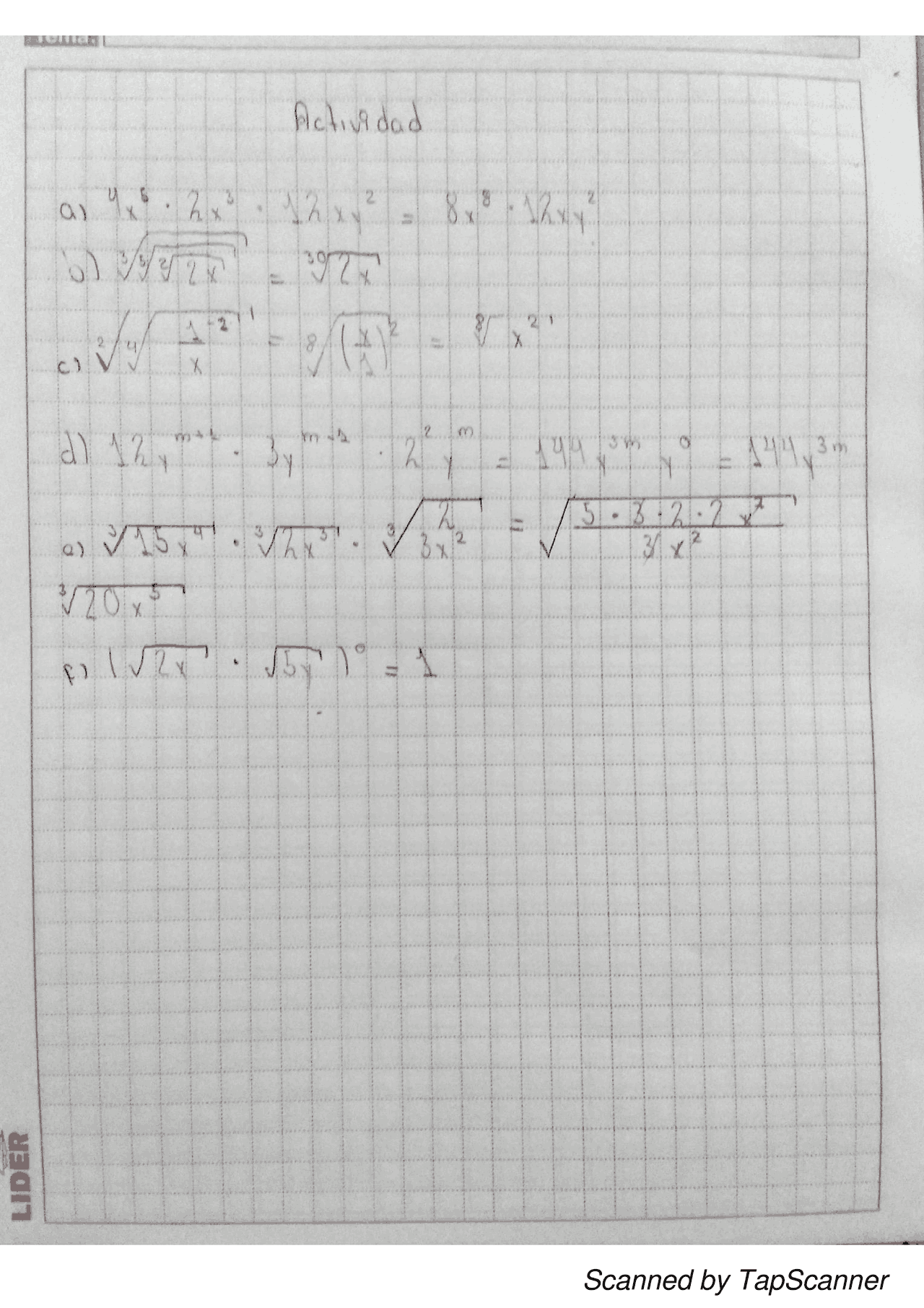 Ejercicios de quinder - Docsity