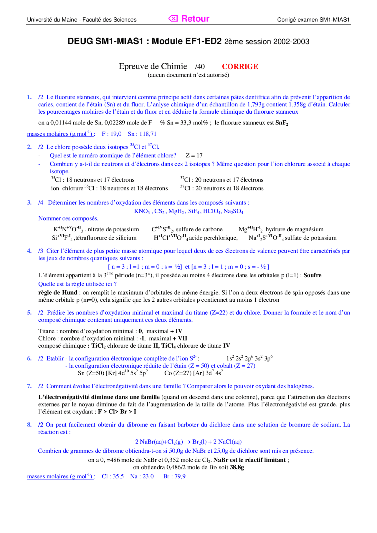 Les Dosages Acido Basiques Docsity