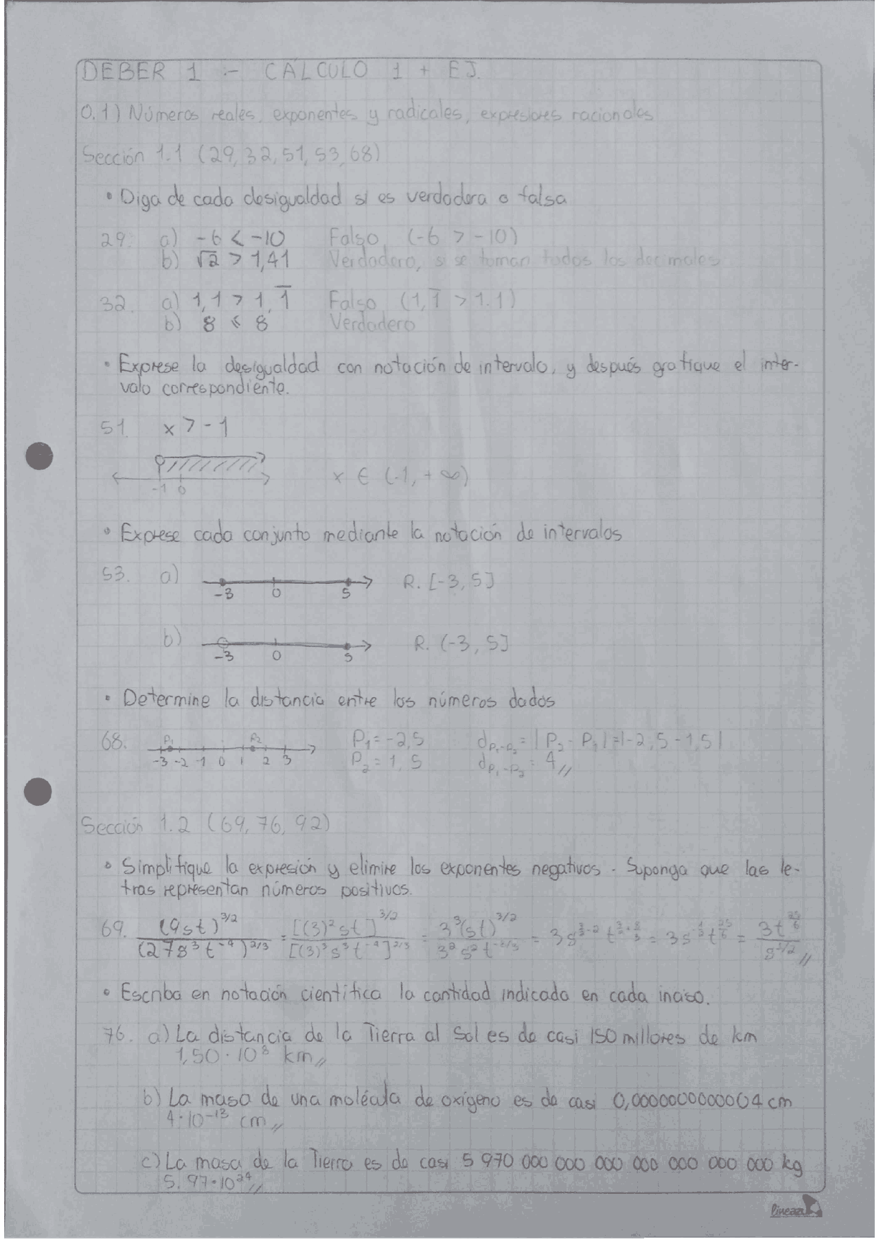Ejercicios Resueltos - Pre-Cálculo - Docsity