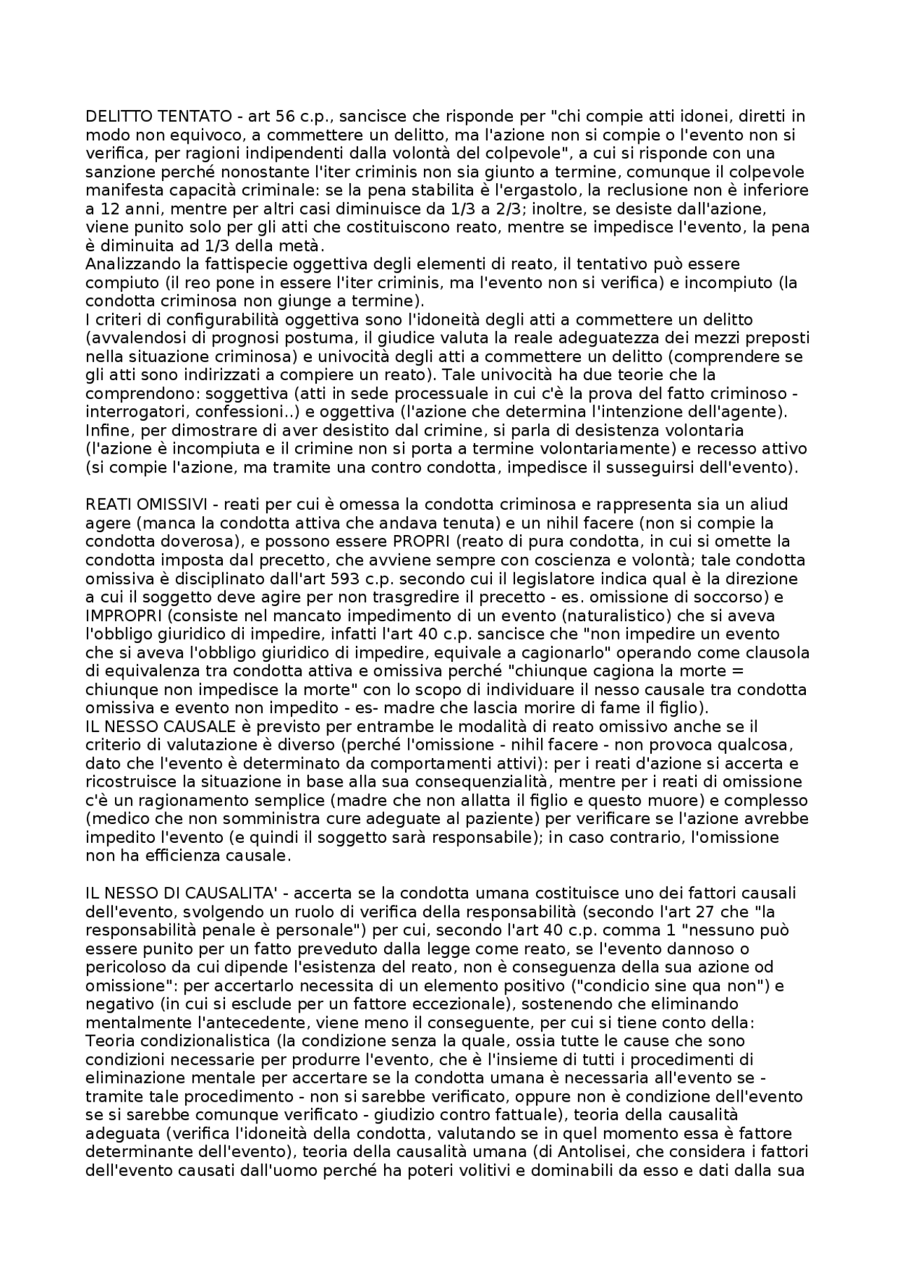 Manuale Del Diritto Penale Parte Generale Docsity