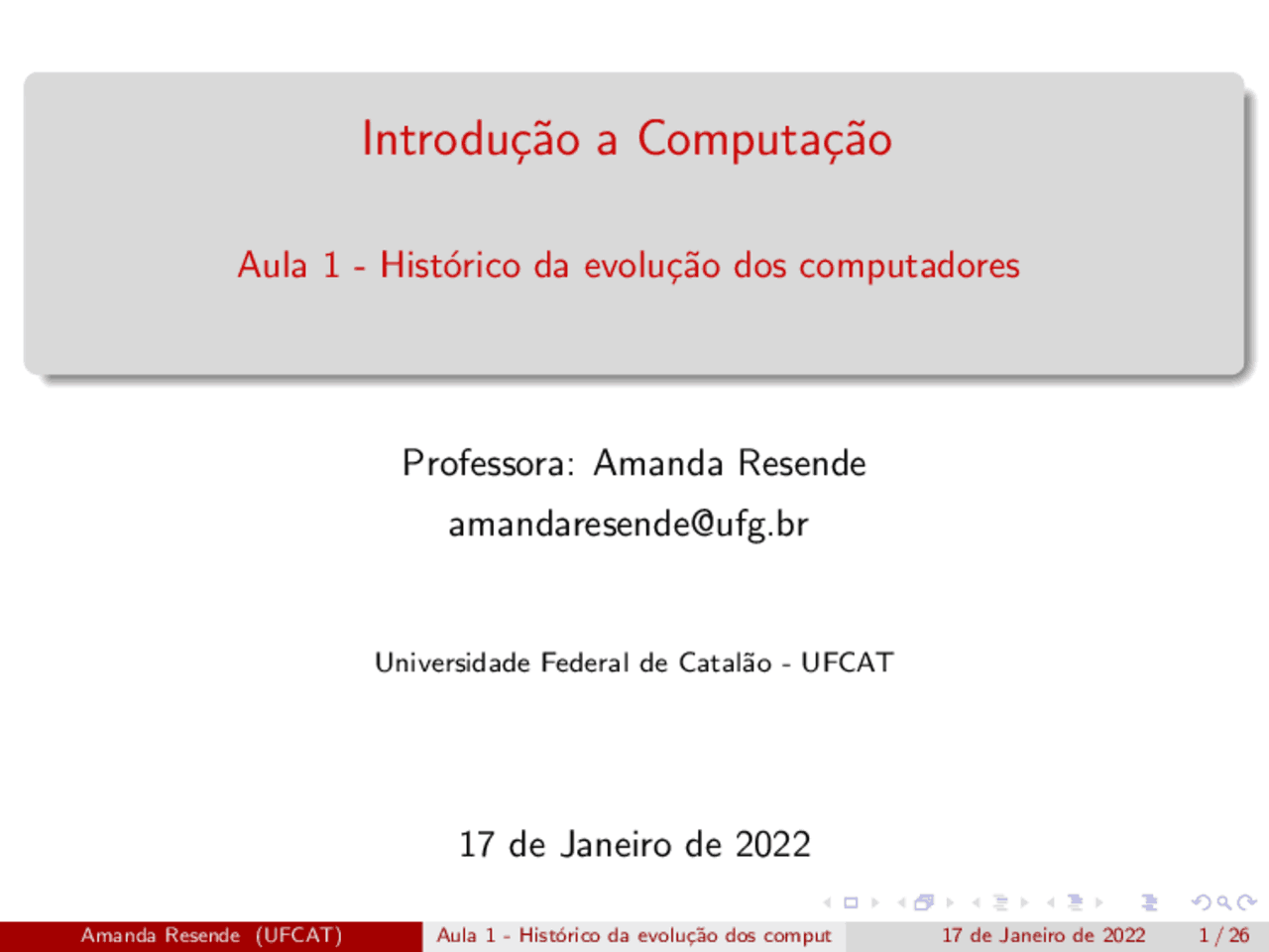 Introdução A Computação Docsity
