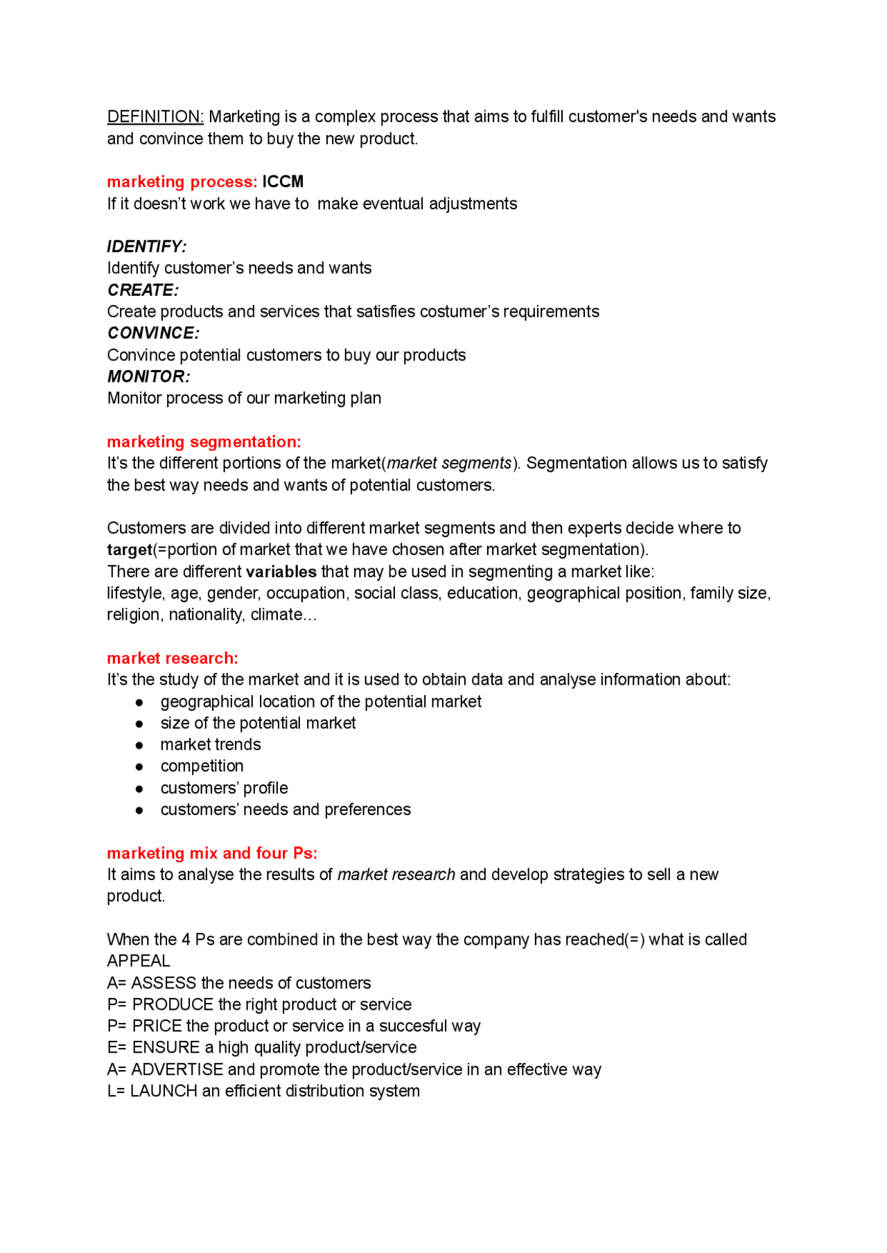 Lets Talk About Marketing Docsity