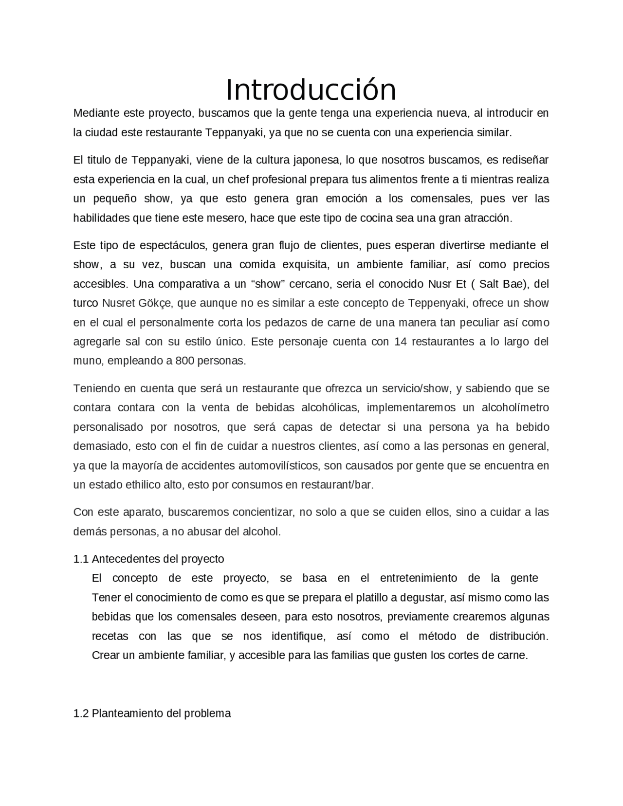 Tipos de introduccion - Docsity