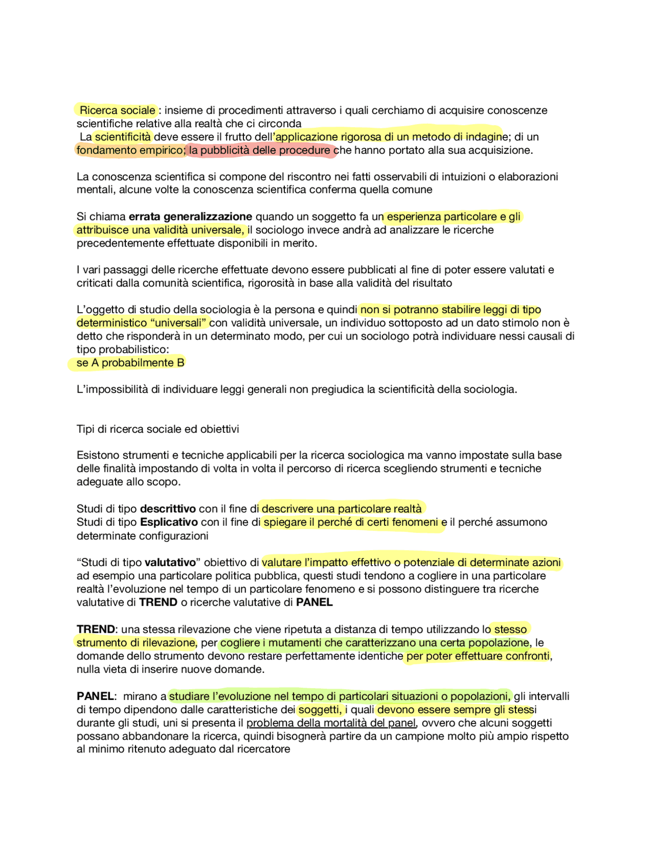 Laboratorio Di Ricerca Sociale Quantitativa Docsity