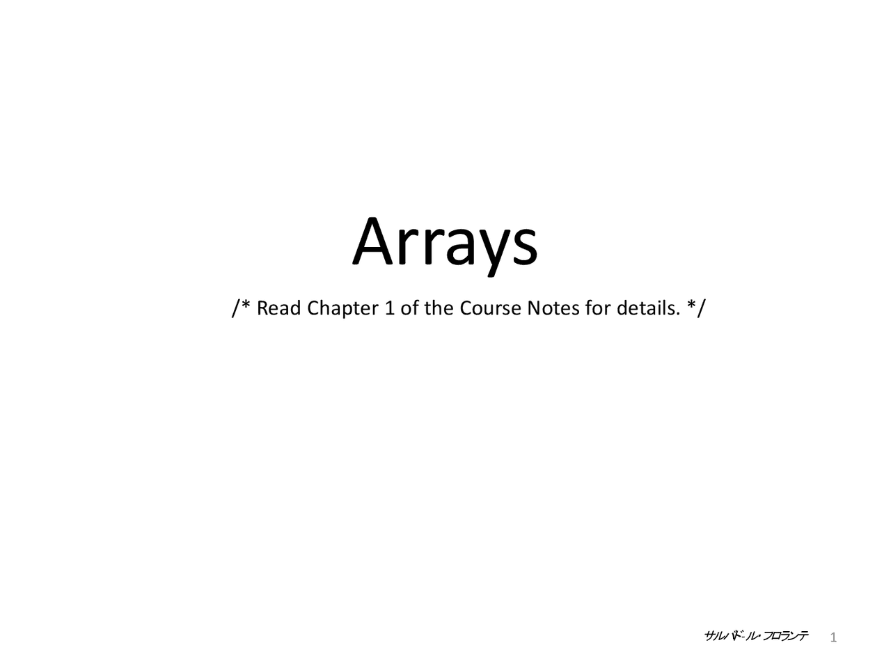 Arrays In C Programming Docsity Arrays In C Programming Docsity