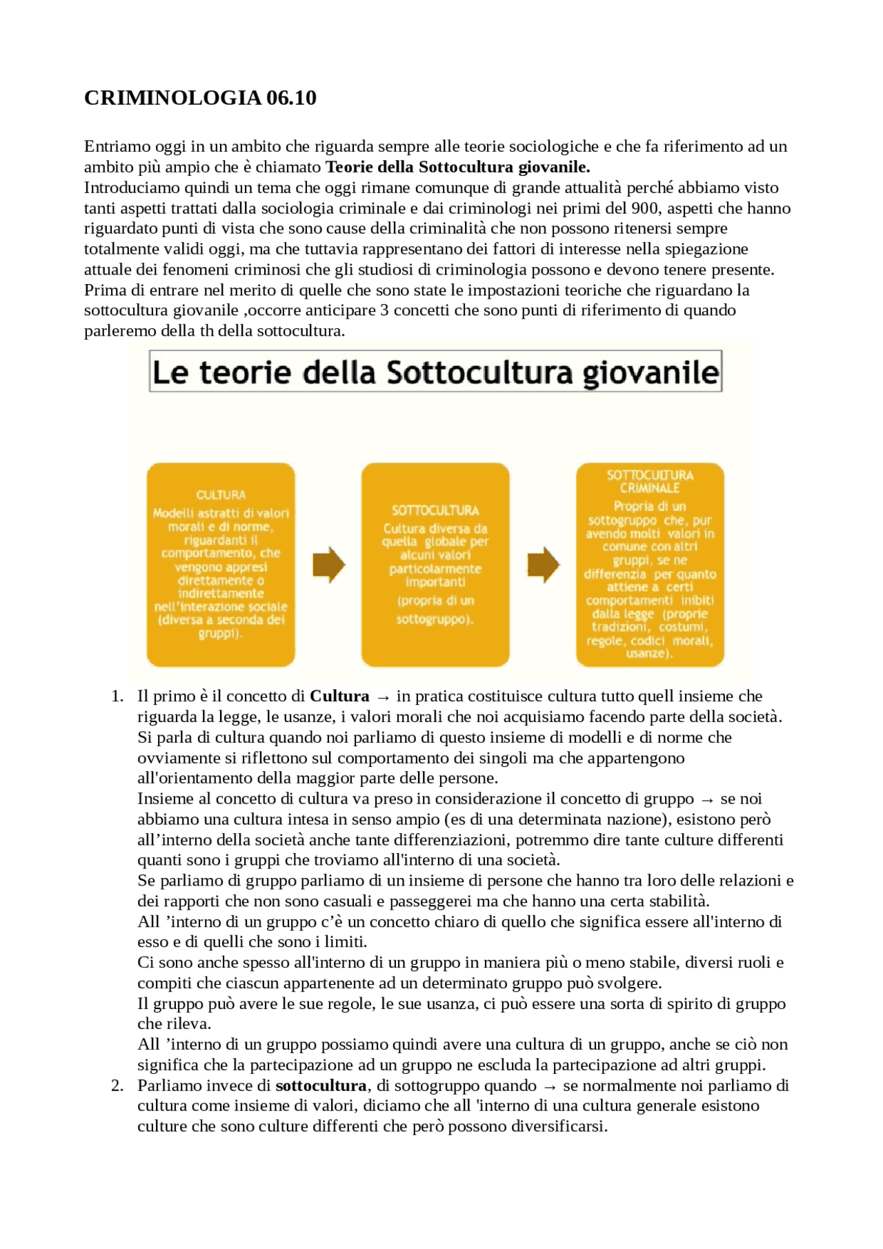 Appunti Criminologia Docsity