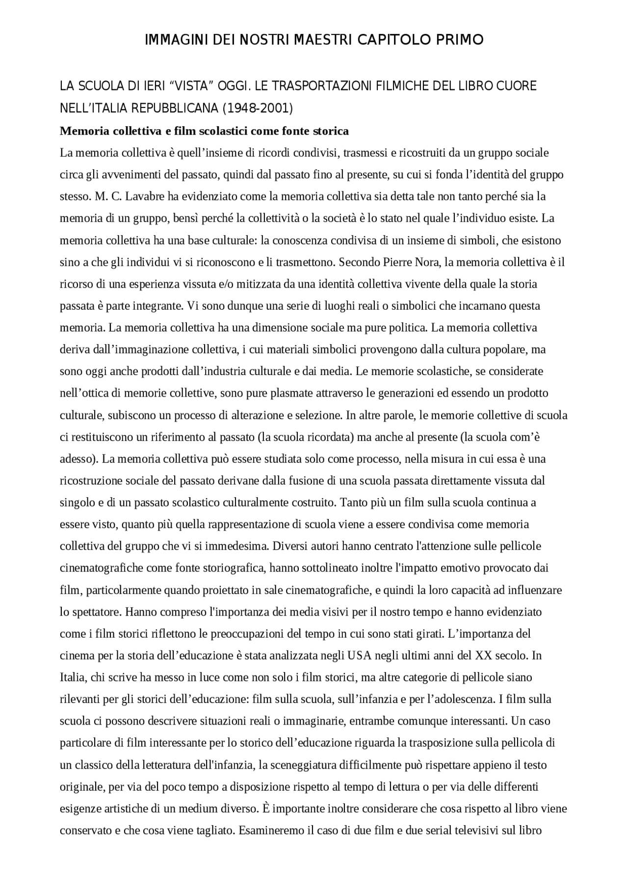 Sintesi Completa E Semplice Docsity
