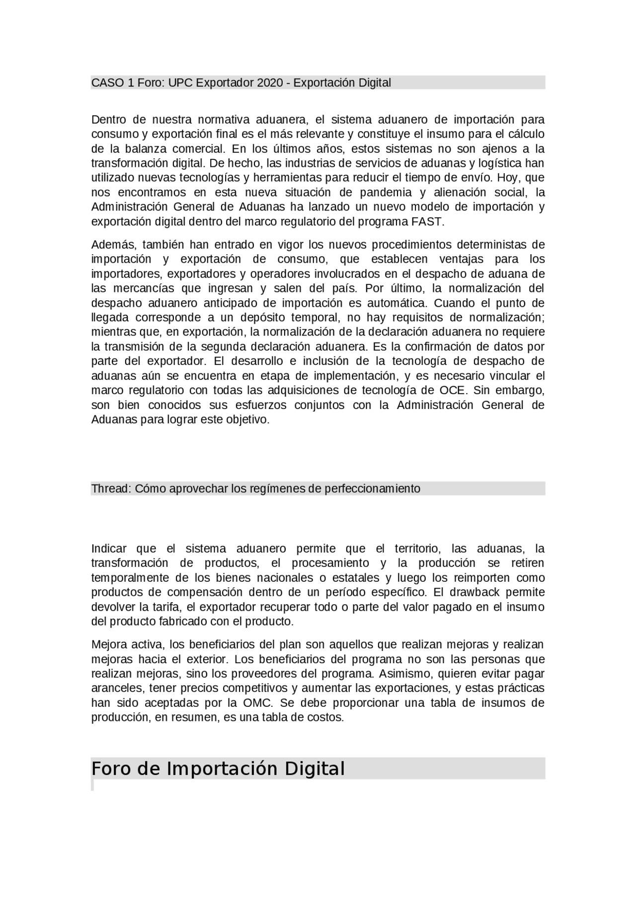 Tarea De Logistica Intermacional 2 Exercises Of Logistics Docsity