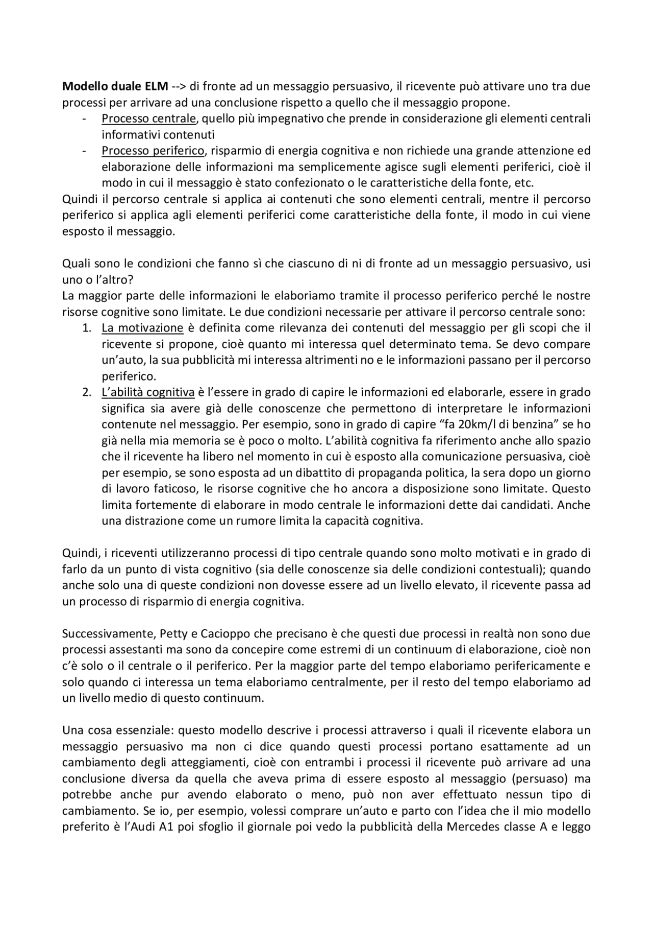 Appunti Fino Al Capitolo 5 Della Cavazza Docsity