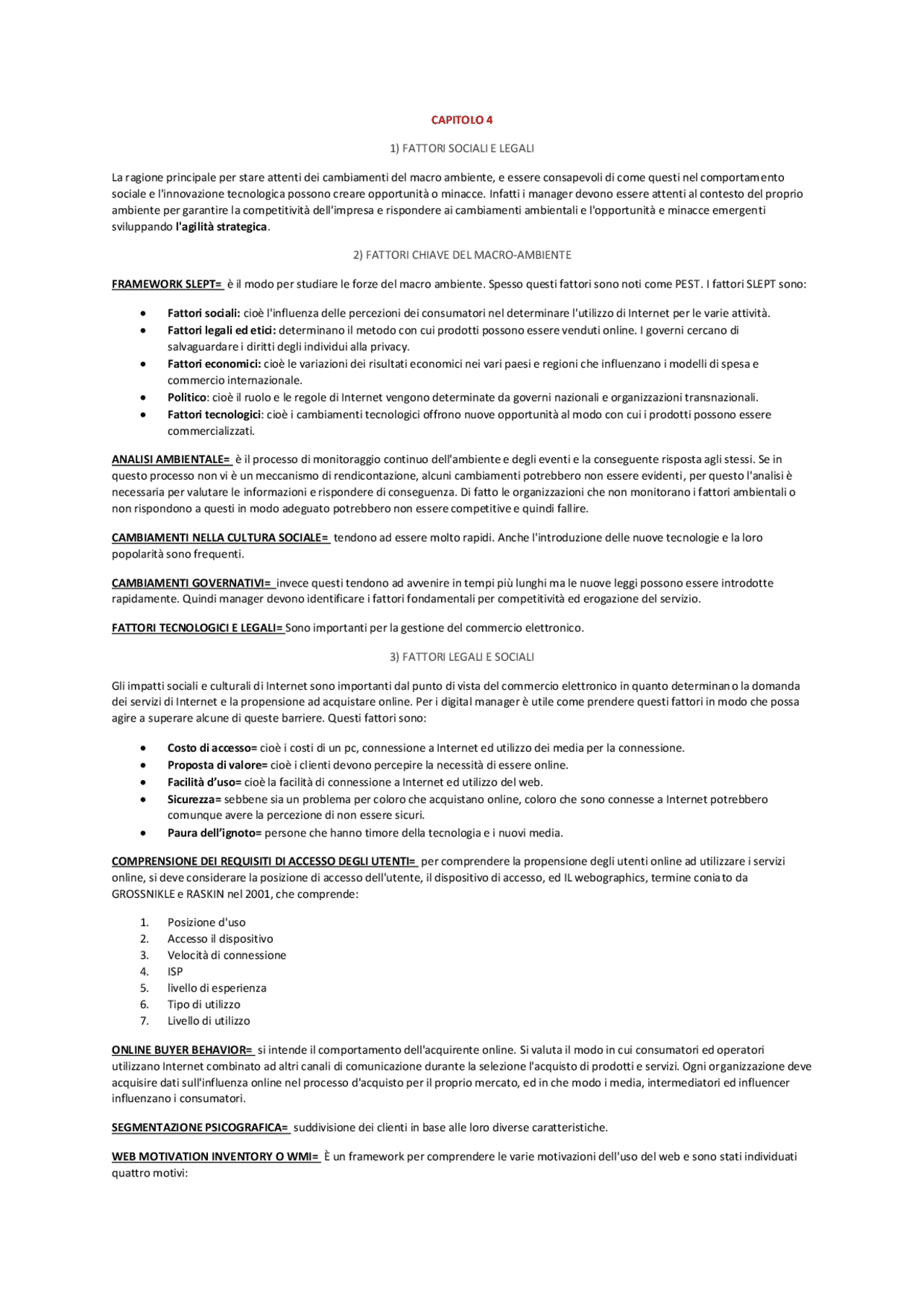 Riassunto Management Digitale Modulo 2 Docsity