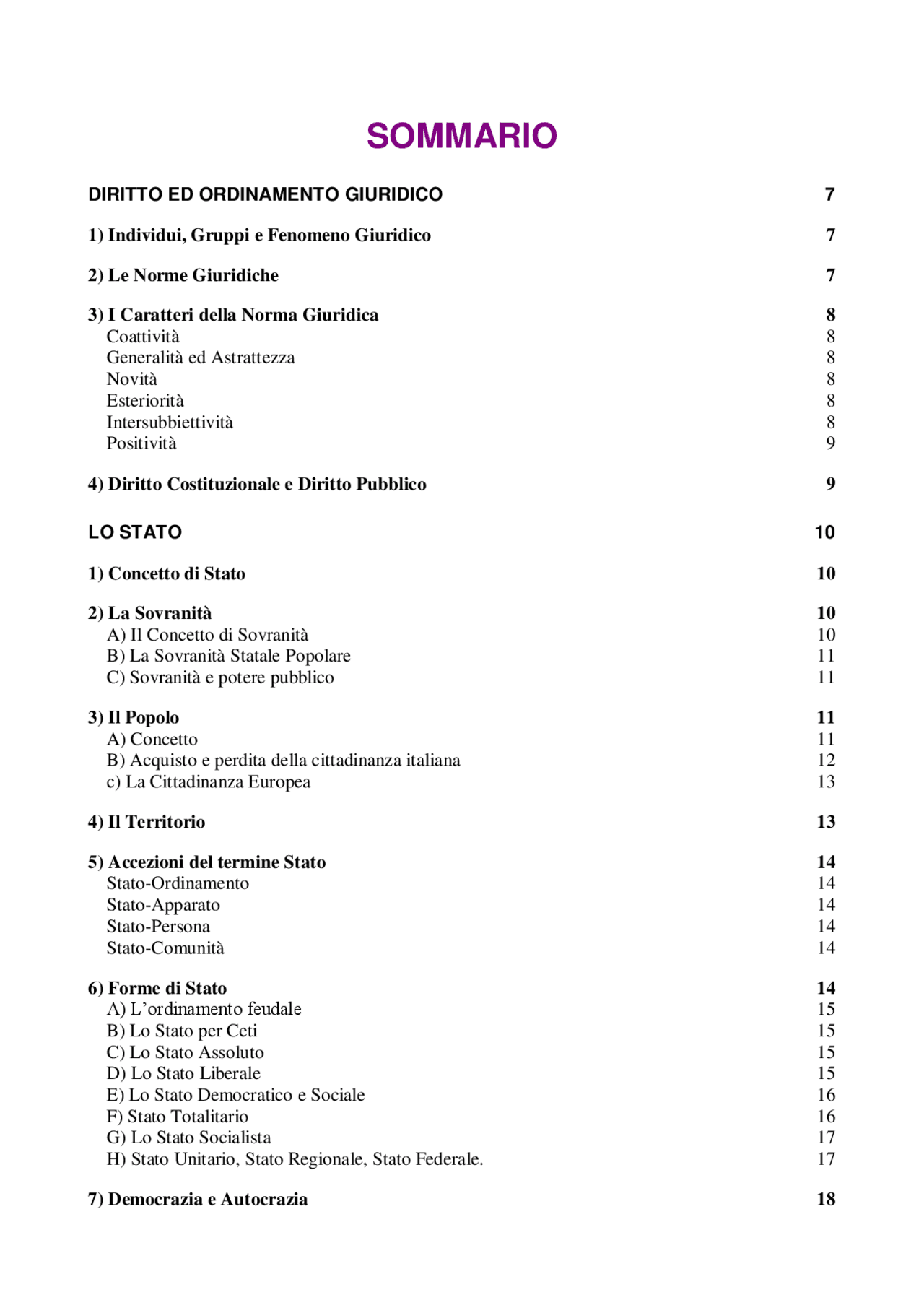 Sintesi Di Diritto Costituzionale 1 Parte Docsity
