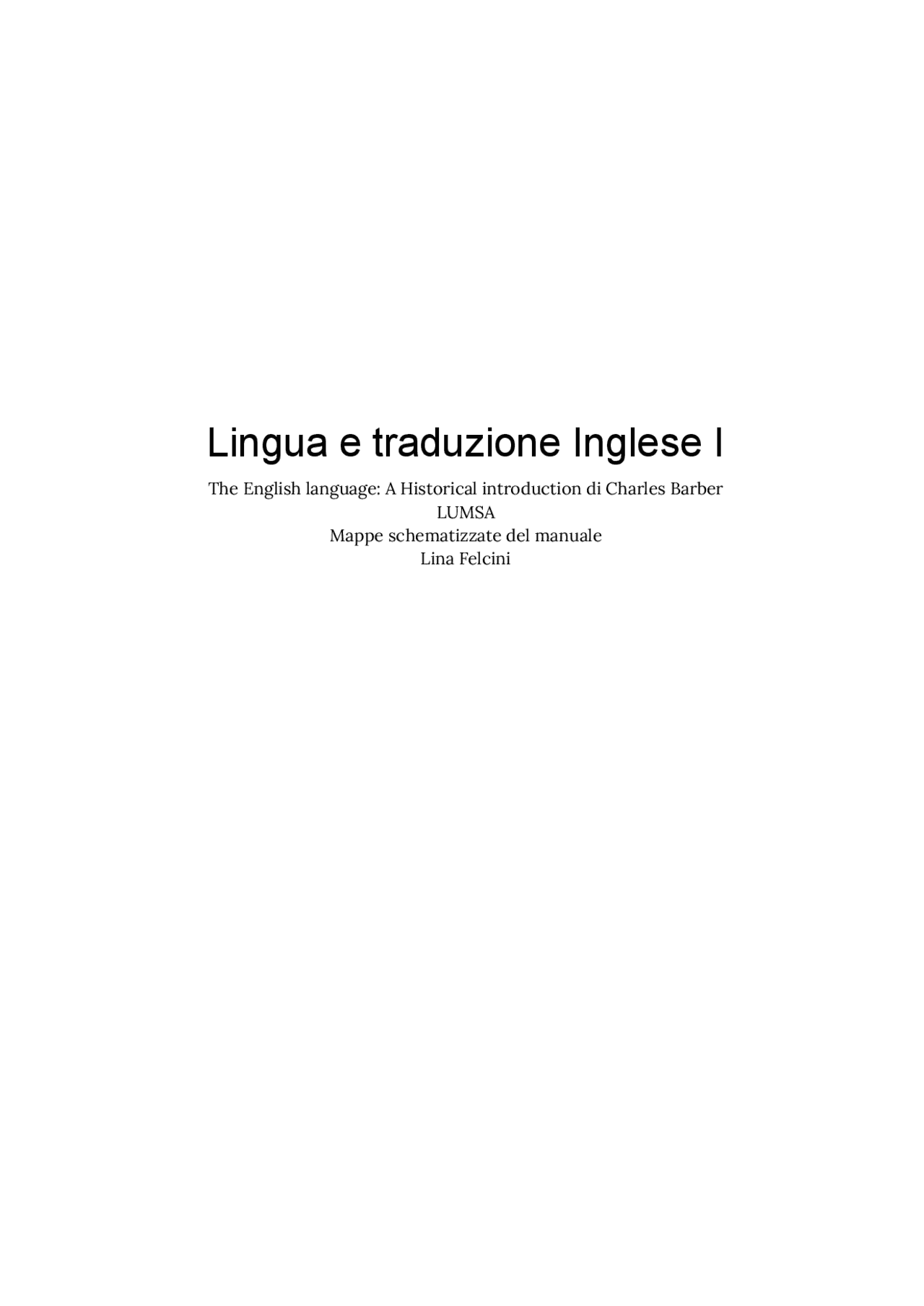 The English Language Docsity