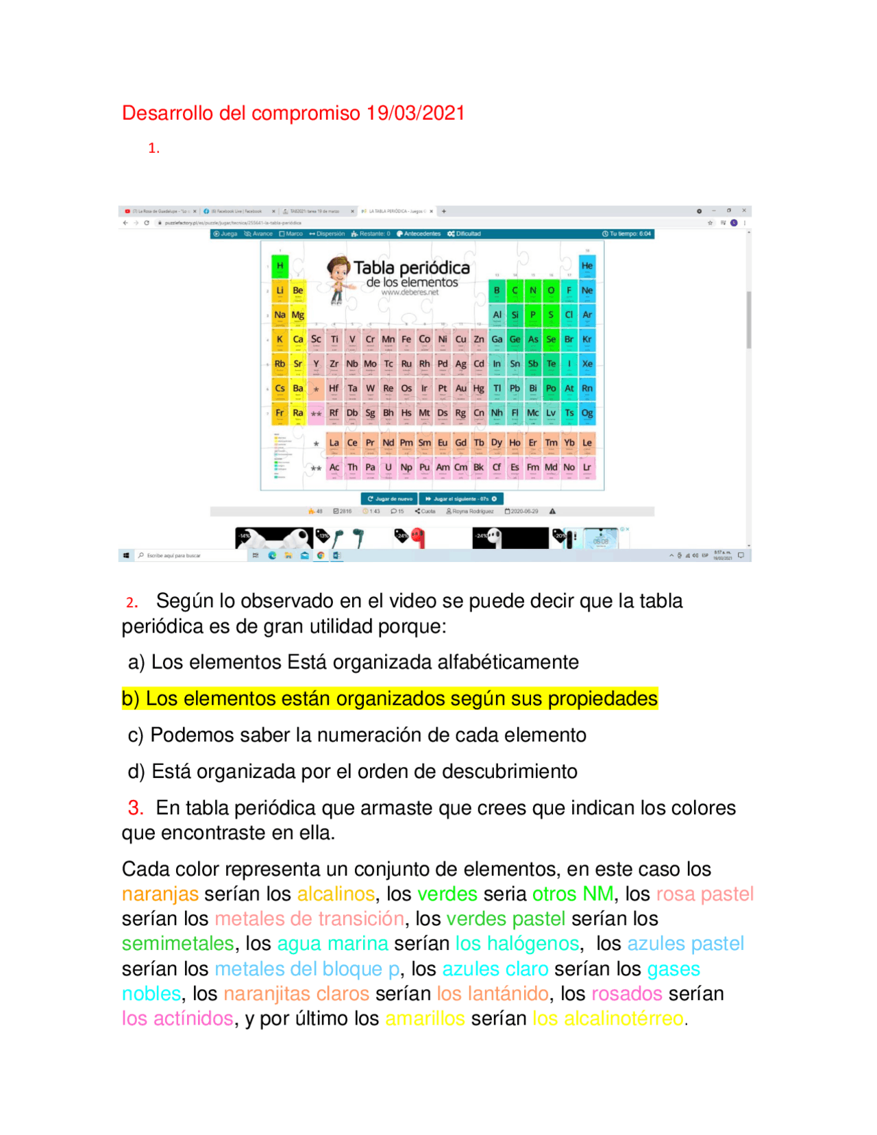 taller desarrollado de quimica octavo grado | Ejercicios de Química ...