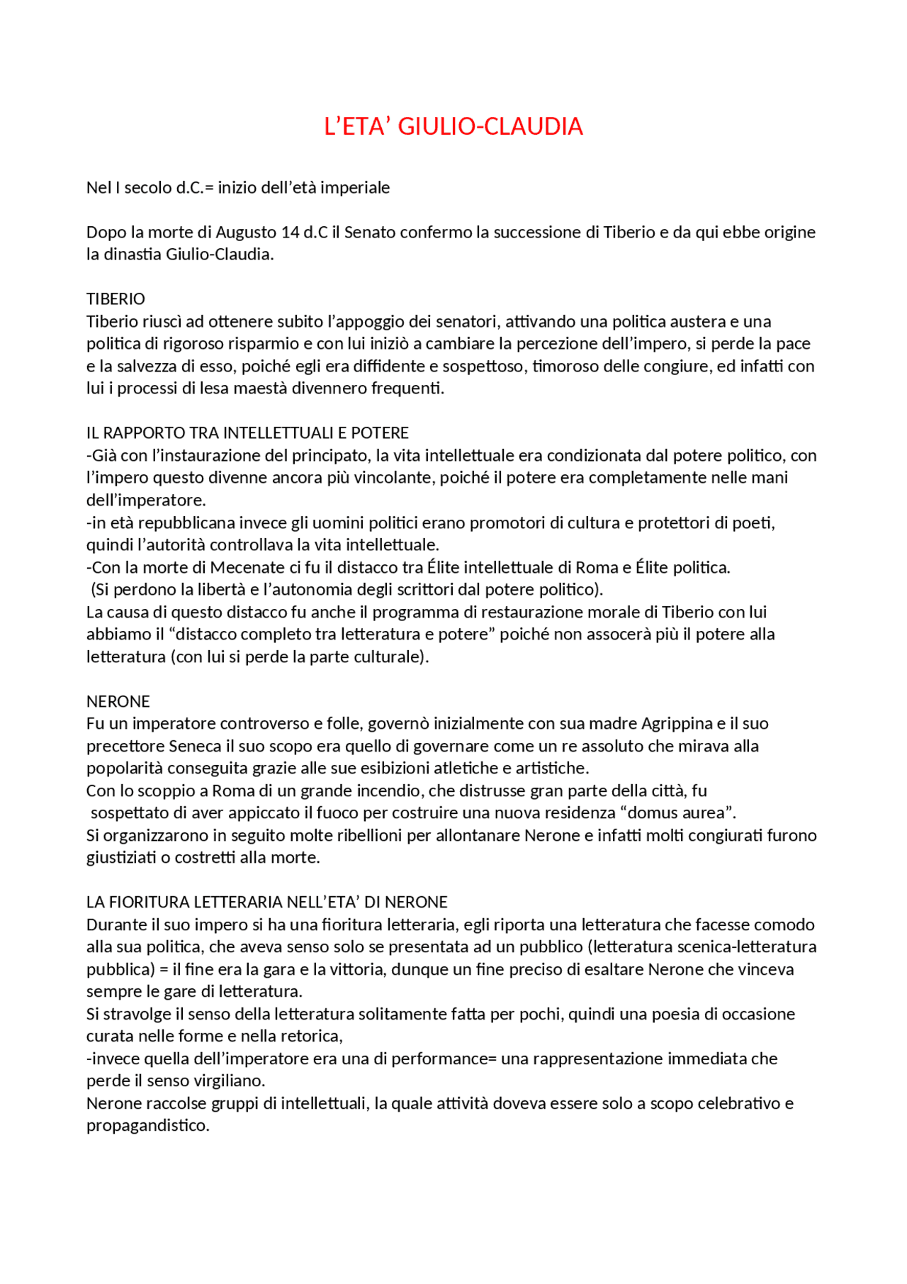 Plauto E Terenzio Latino Schemi E Mappe Concettuali Di Latino Docsity