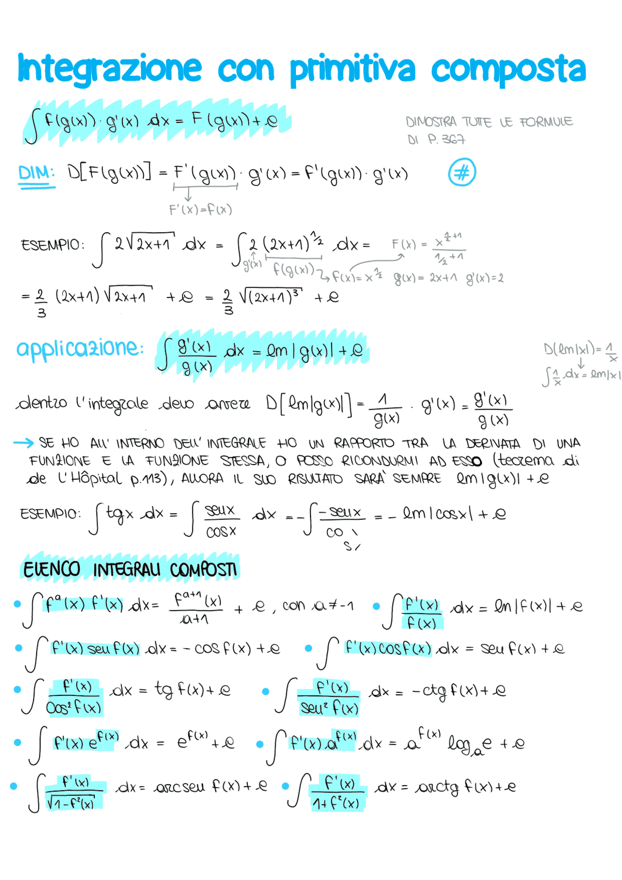 Appunti Sullintegrazione Composta Docsity