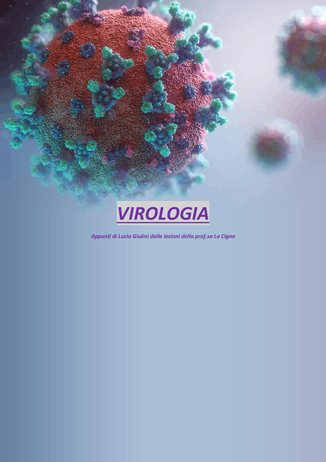 Appunti Di Virologia Con Approfondimento Sul Sistema Immunitario Docsity