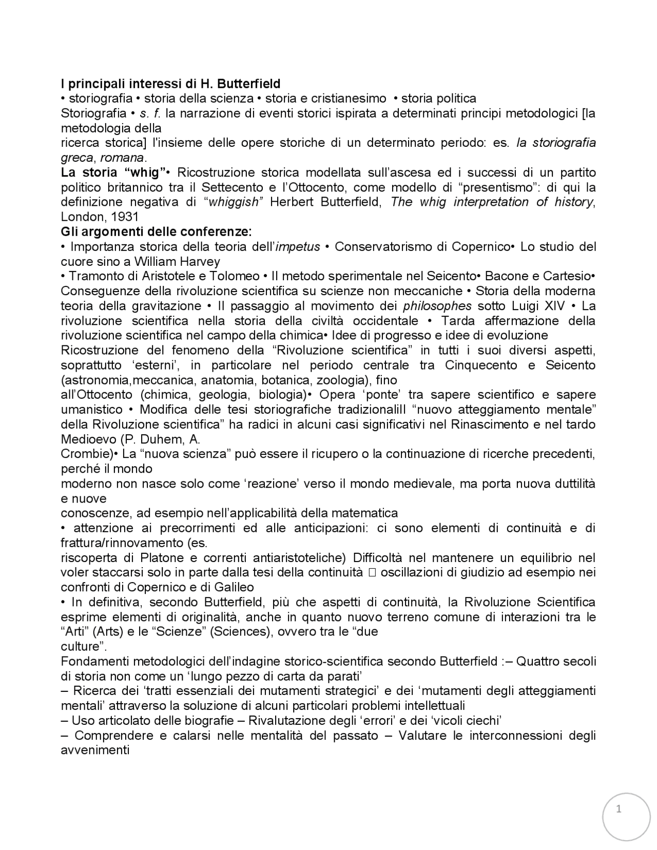 Storia Delle Scienze E Delle Tecniche Docsity