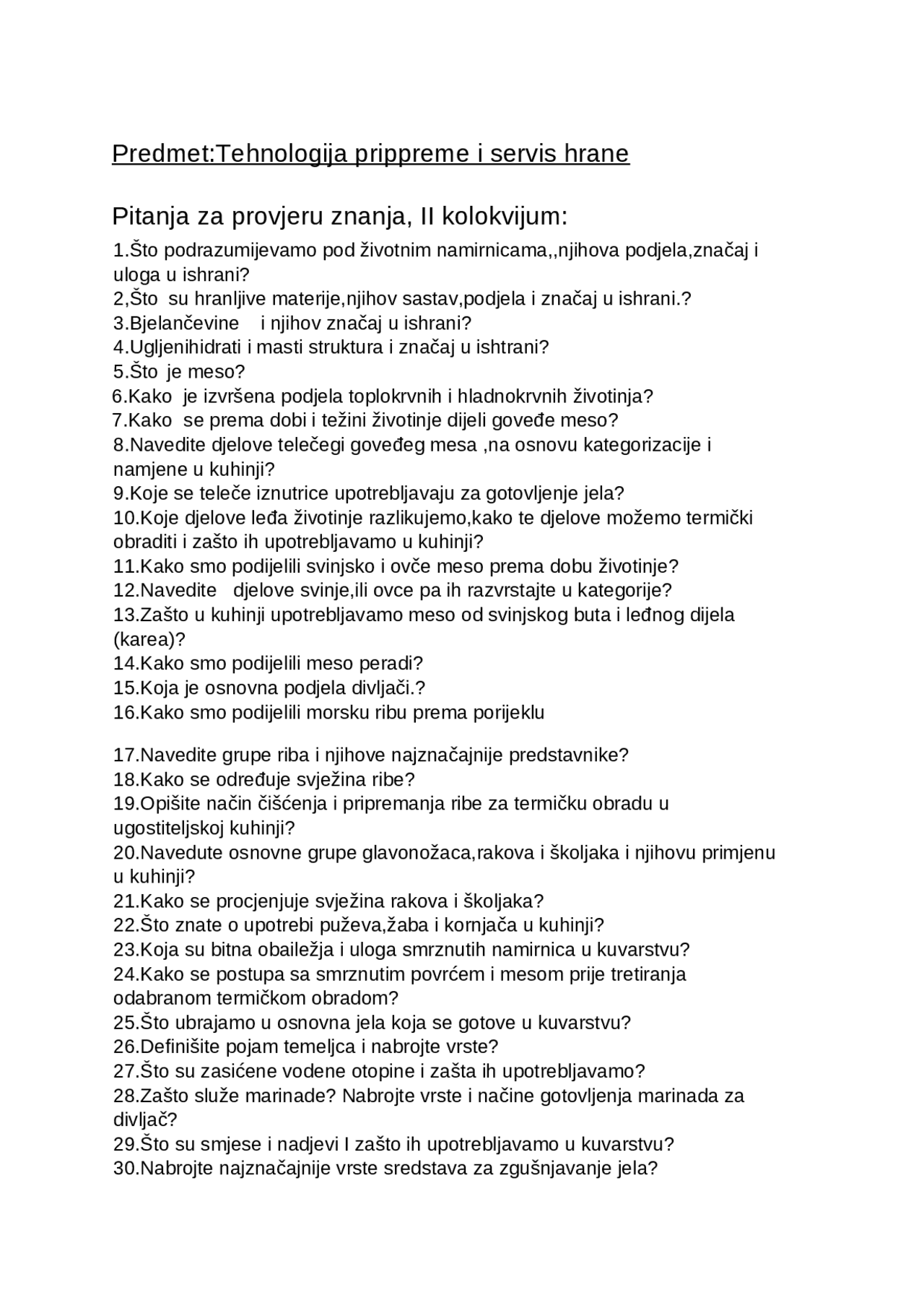 Ispitna Pitanja Za 2 Kolokvijum Skripte Predlog Upravljanje