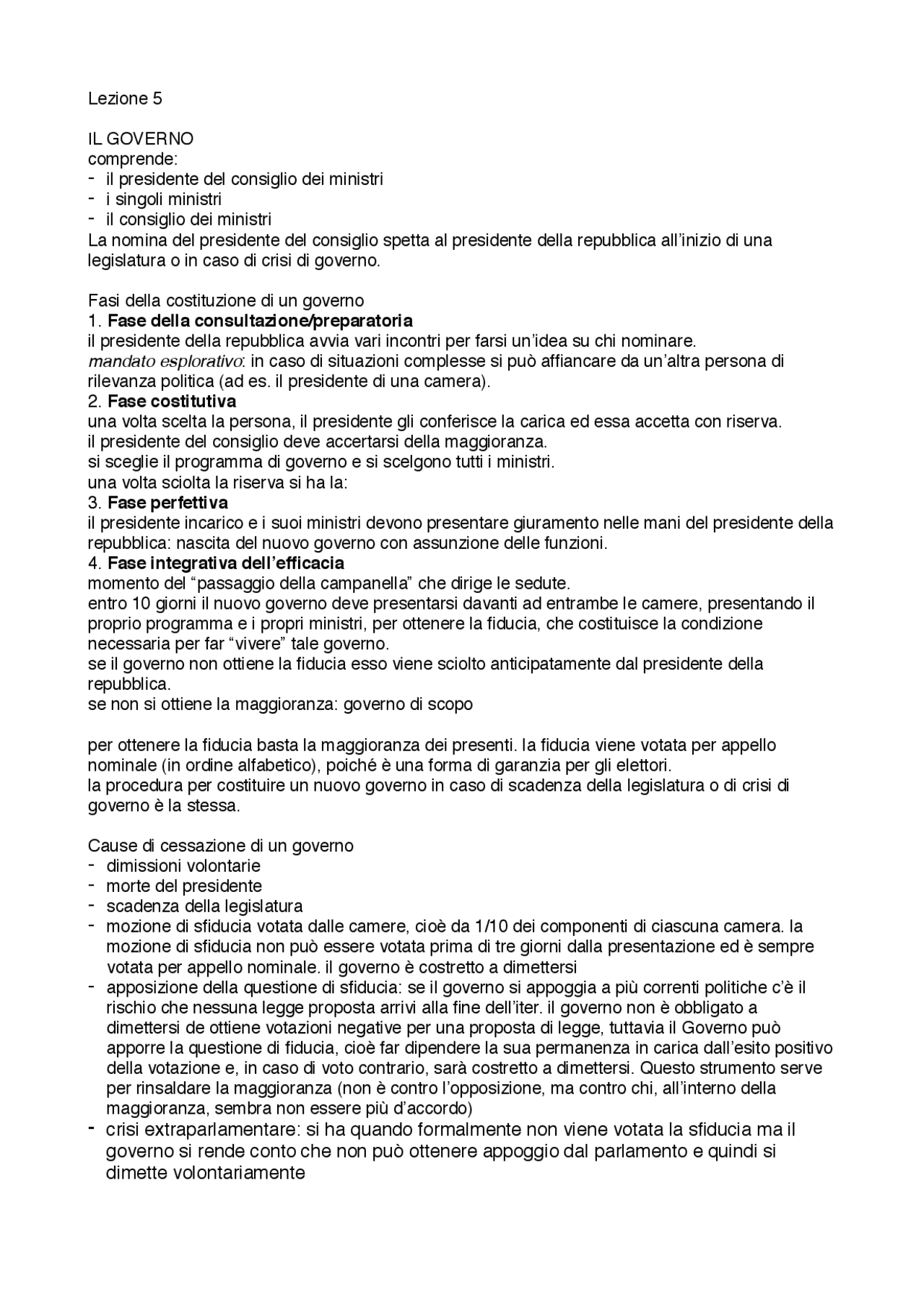 Appunti Esame Diritto Pubblico Docsity