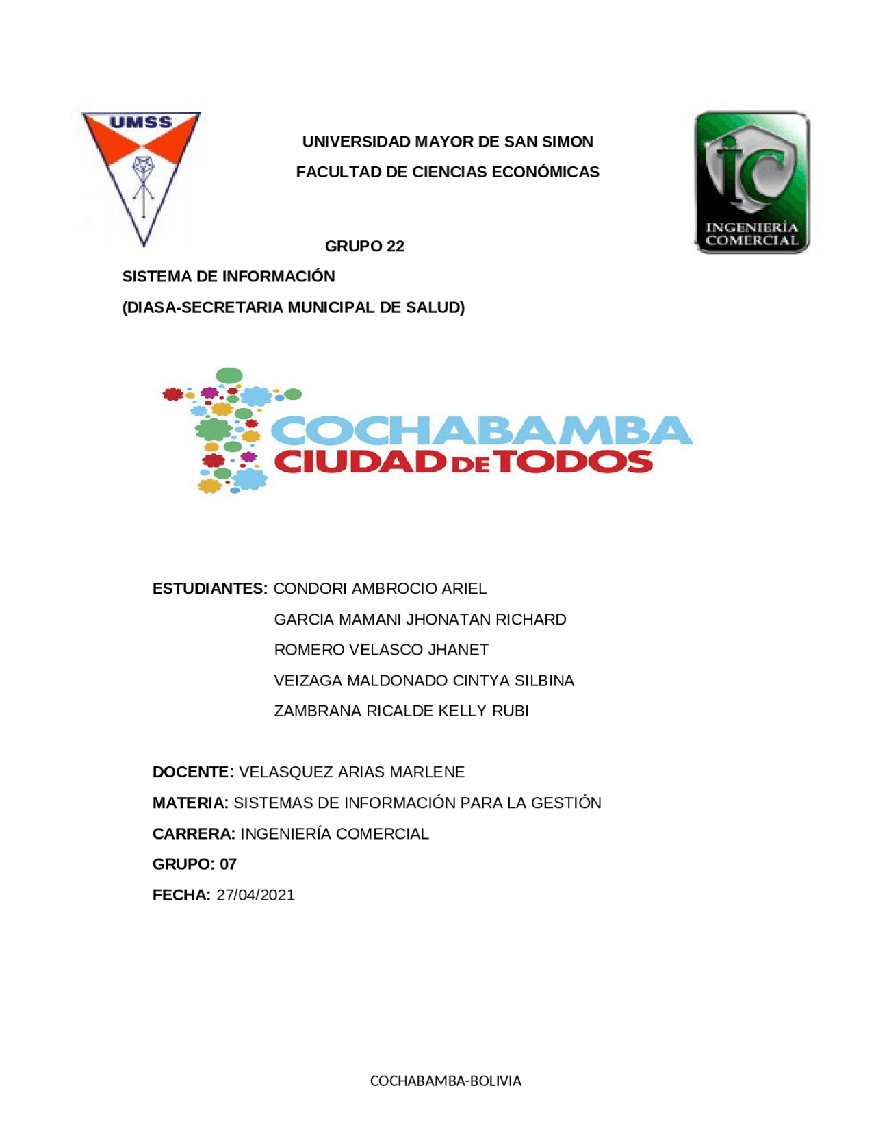 Sistemas De Informacion Para La Gestion Docsity