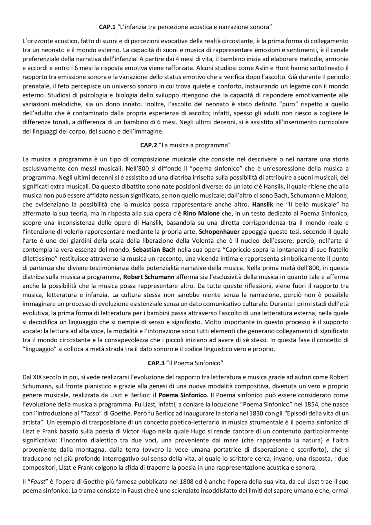 Riassunto Mille E Una Nota Di Leonardo Acone Docsity