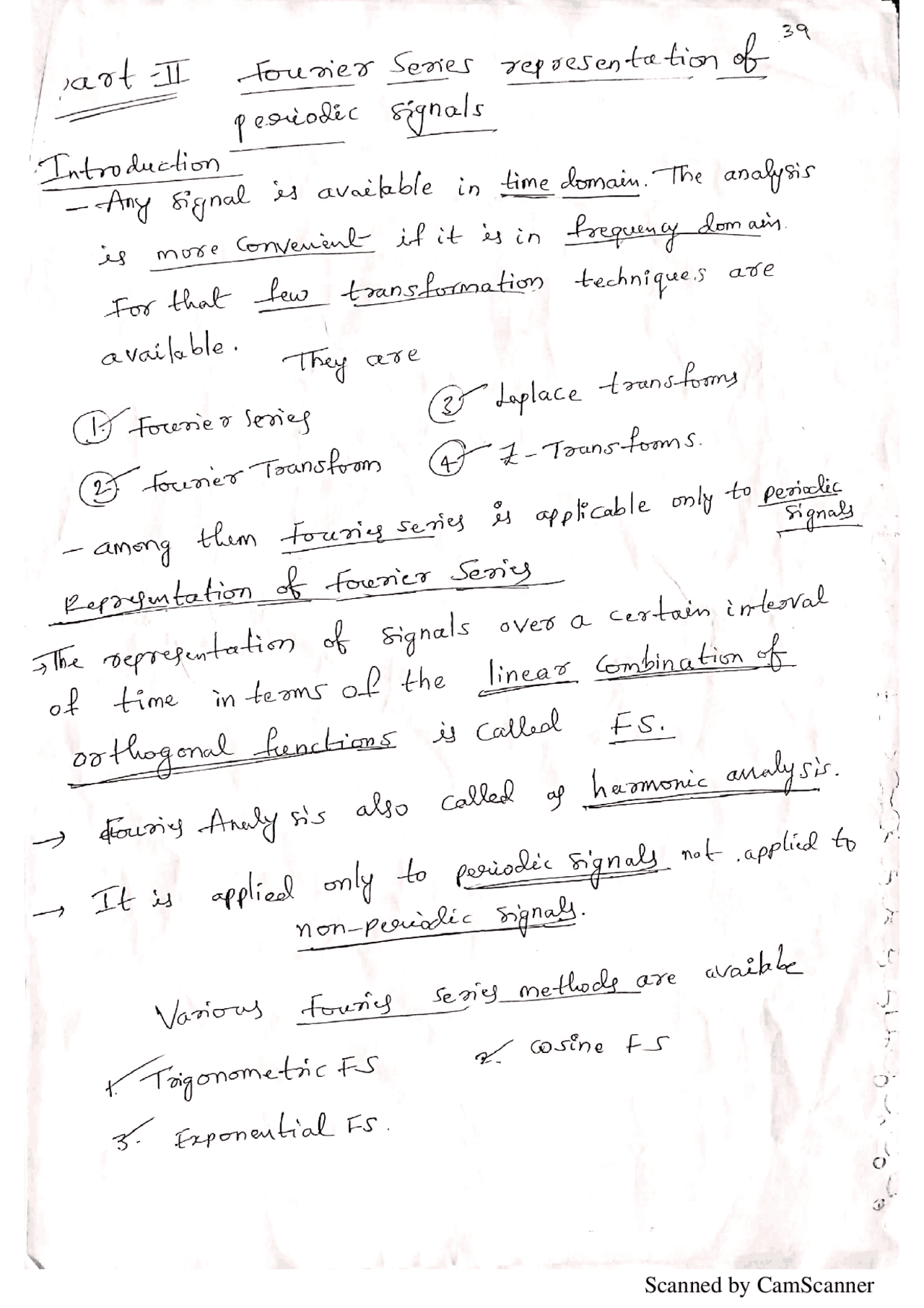 Signal And System Part 2 Docsity