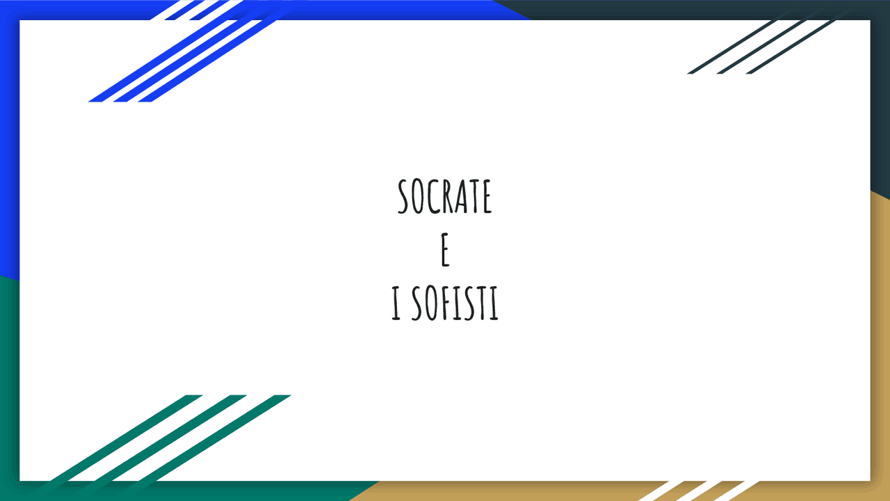 I Sofisti E Socrate Vita Opere Morte Docsity
