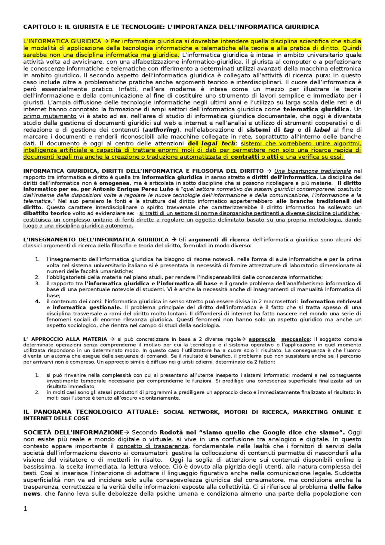 Abilità Informatiche Giuridico Ziccardi Perri R Z Docsity