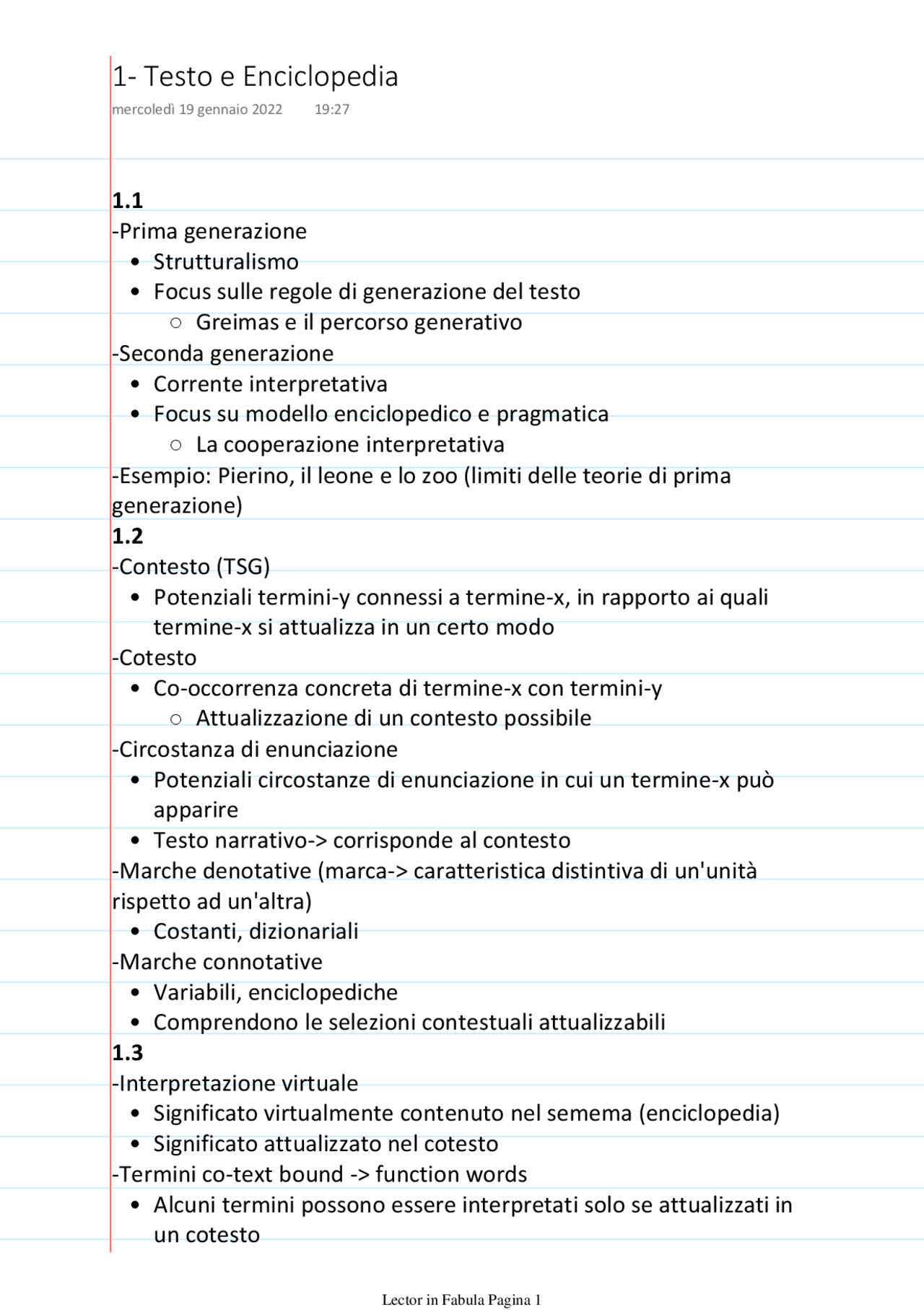 Lector In Fabula Cap 1 7 Docsity