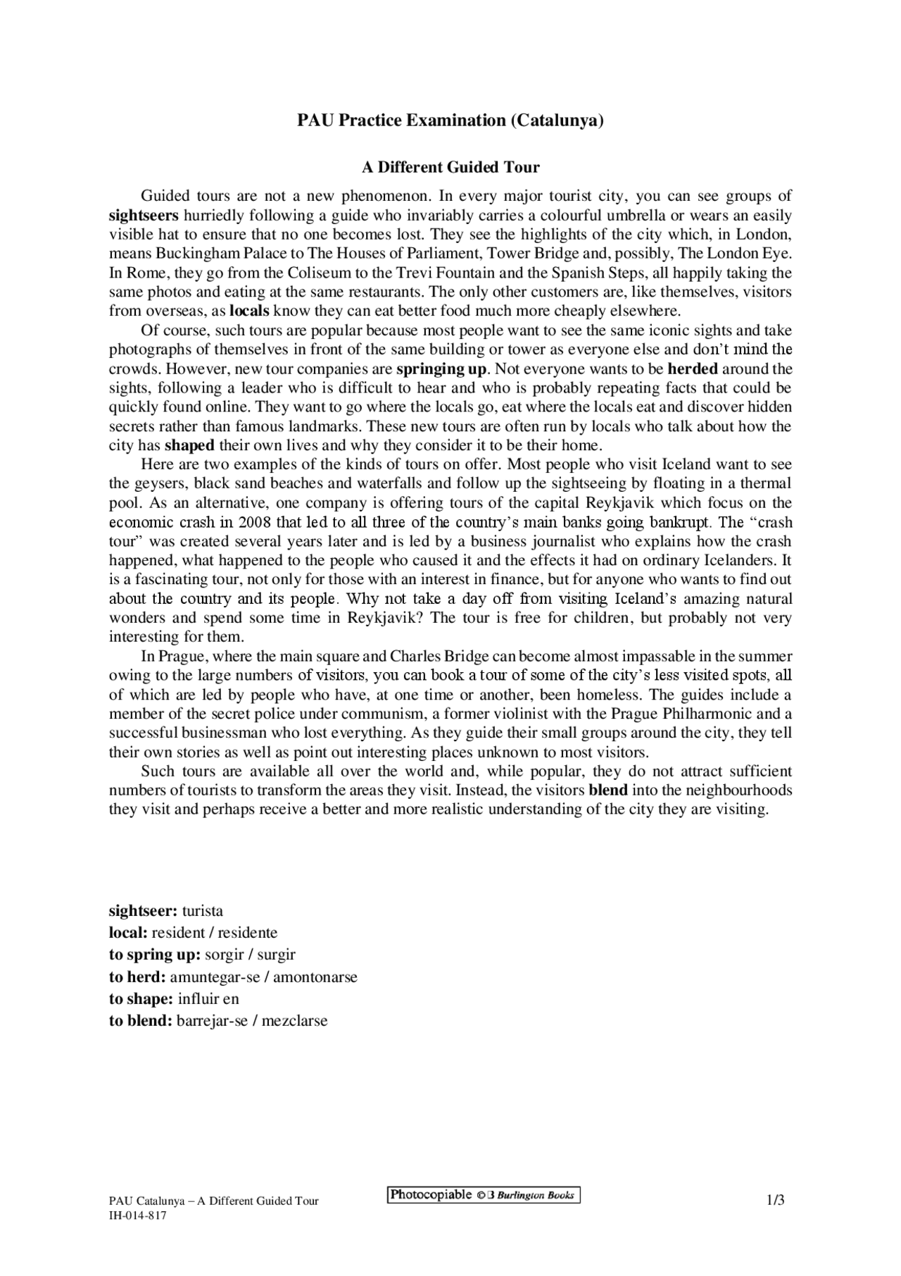 Pau test practice exam - Docsity