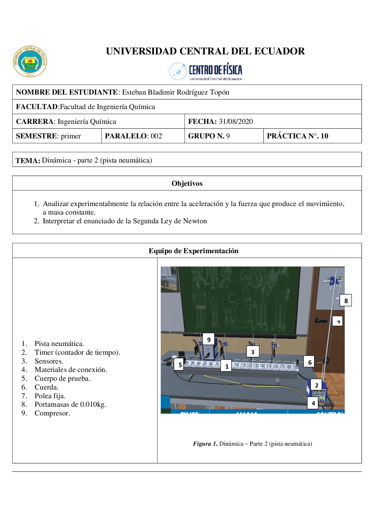 Informe De Laboratorio 10 Monografías Ensayos De Física Docsity
