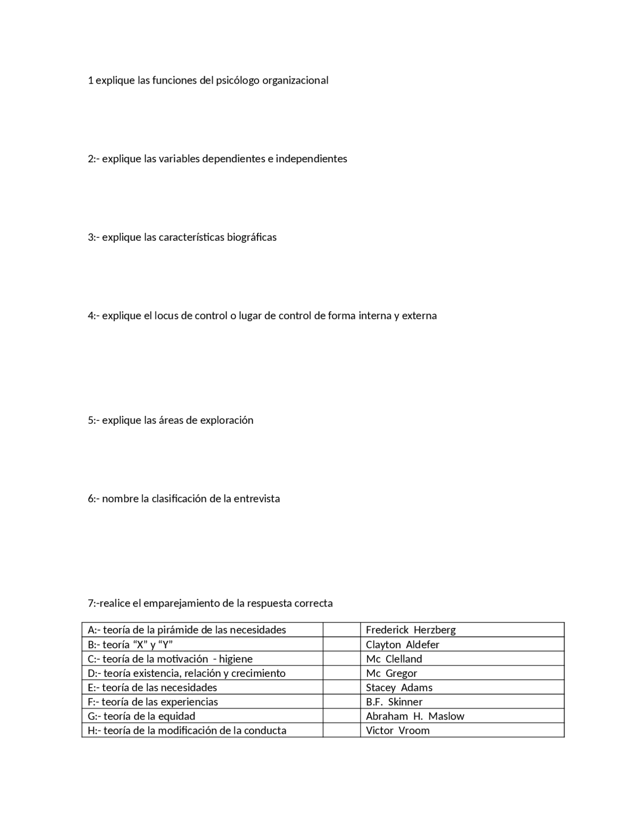 Ejercicios De Direccion Empresarial Ejercicios De Dirección
