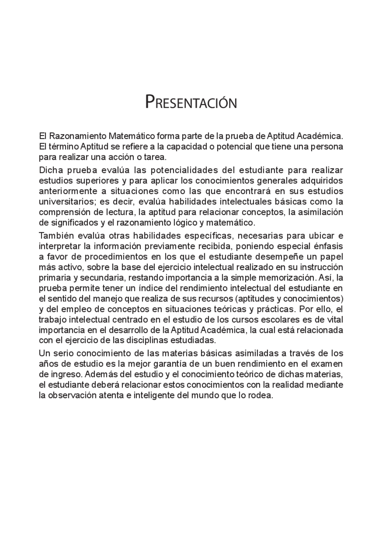 Razonamiento Matemático Sencillo Docsity