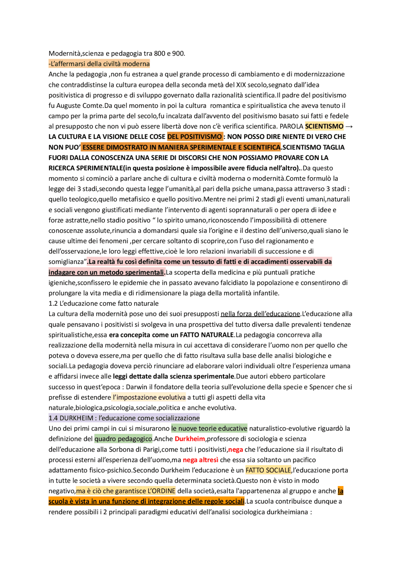Il 900 Pedagogico Chiosso Riassunto E Appunti Docsity