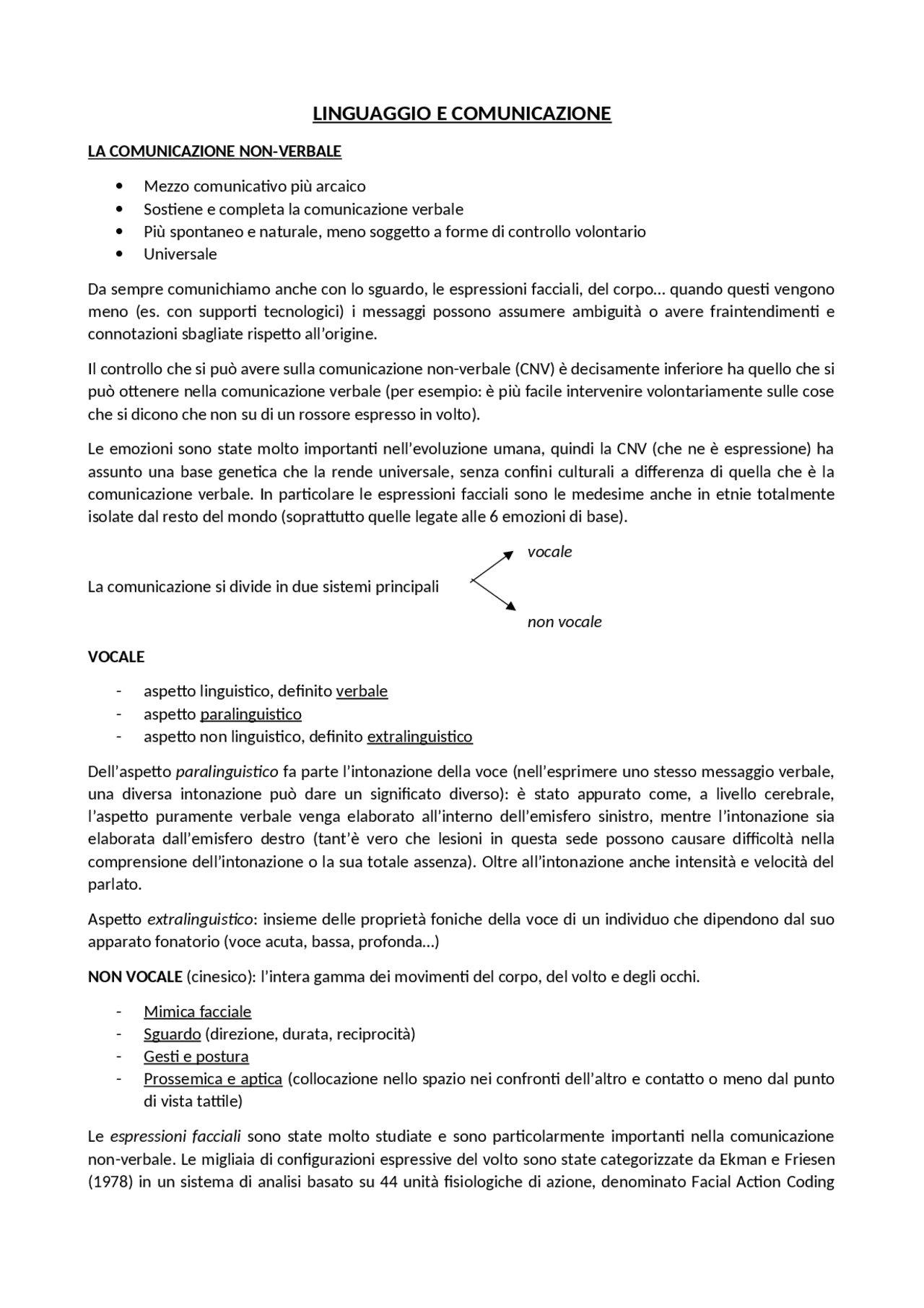 Psicologia Generale E Basi Neuro Cognitive Dellapprendimento Docsity