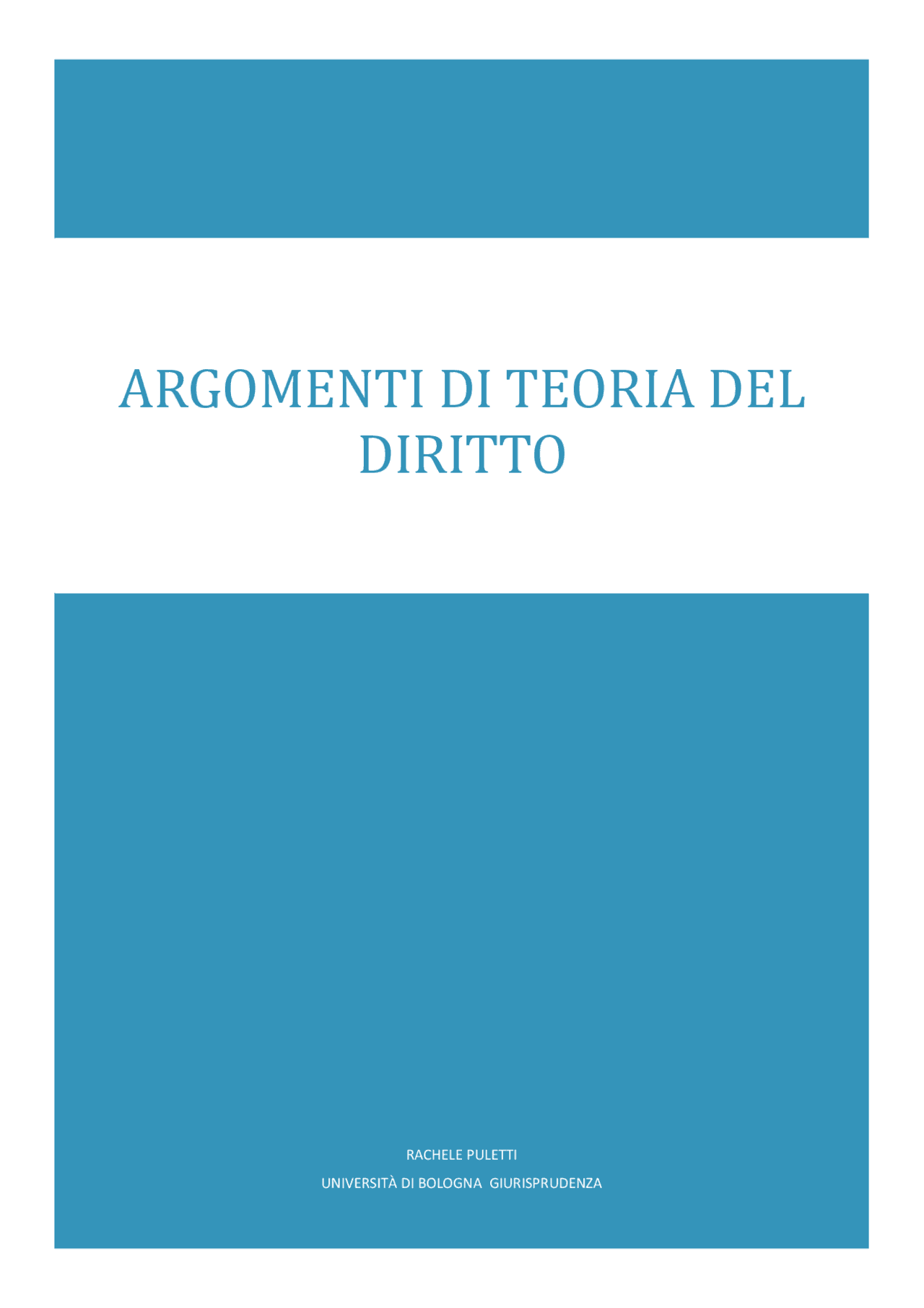 Argomenti Di Teoria Del Diritto Docsity