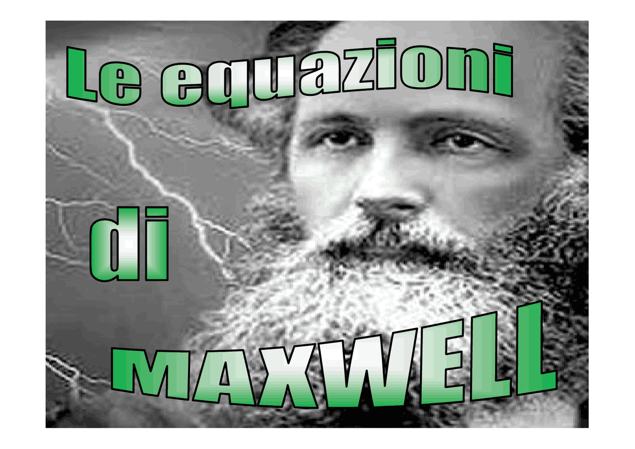 Le Equazioni Di Maxwell Slide Di Fisica Docsity