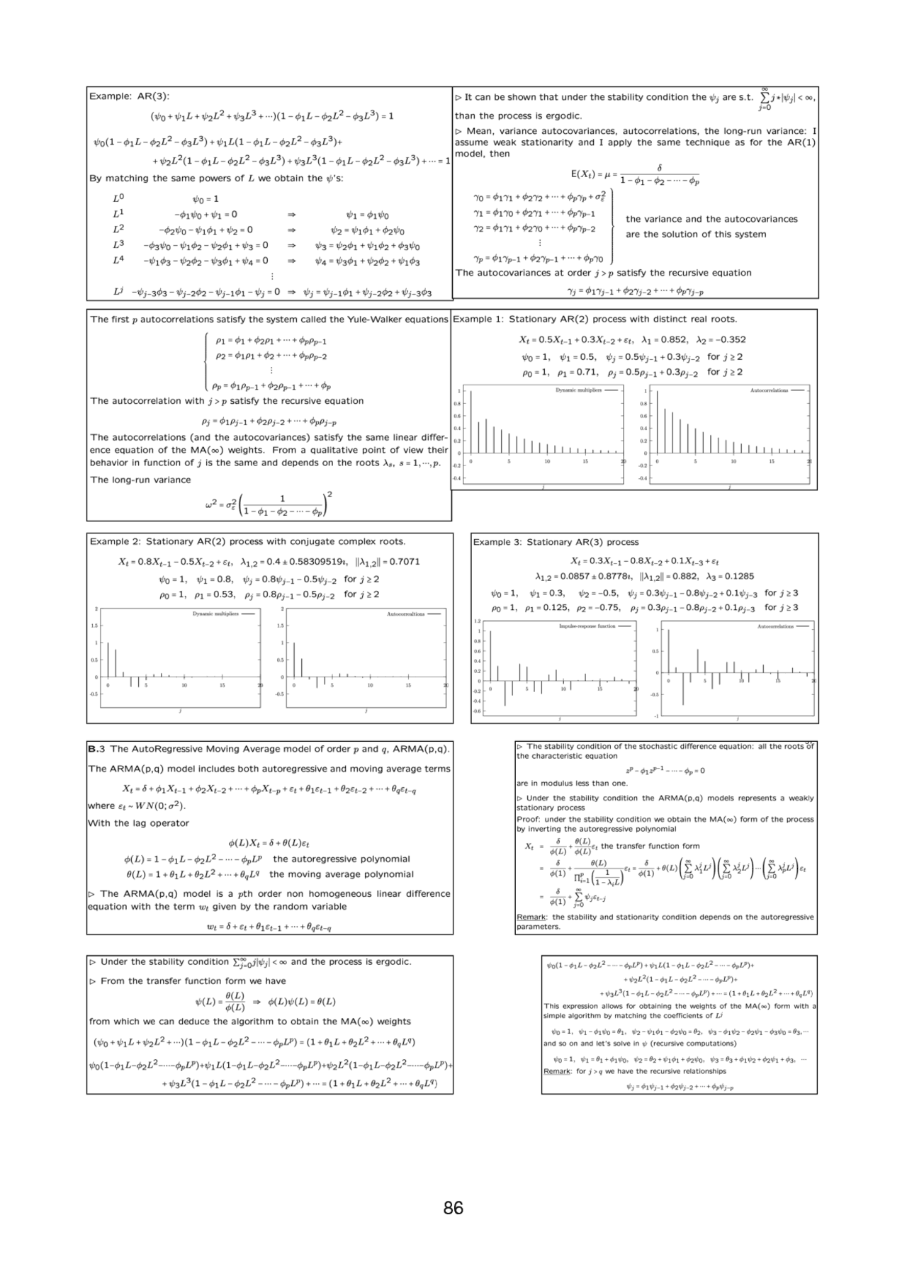 Advanced Econometrics Part 3 Docsity