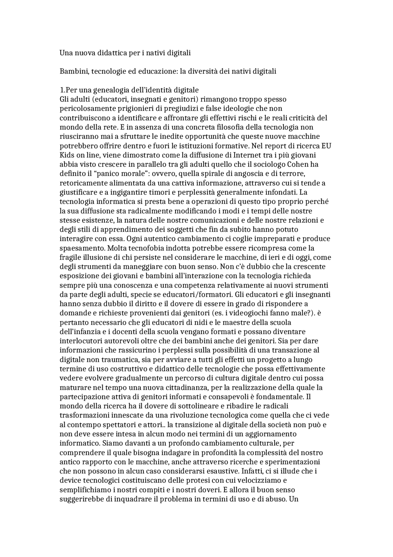 A Scuola Con Le Tecnologie Cap 1 Parte 2docx Docsity