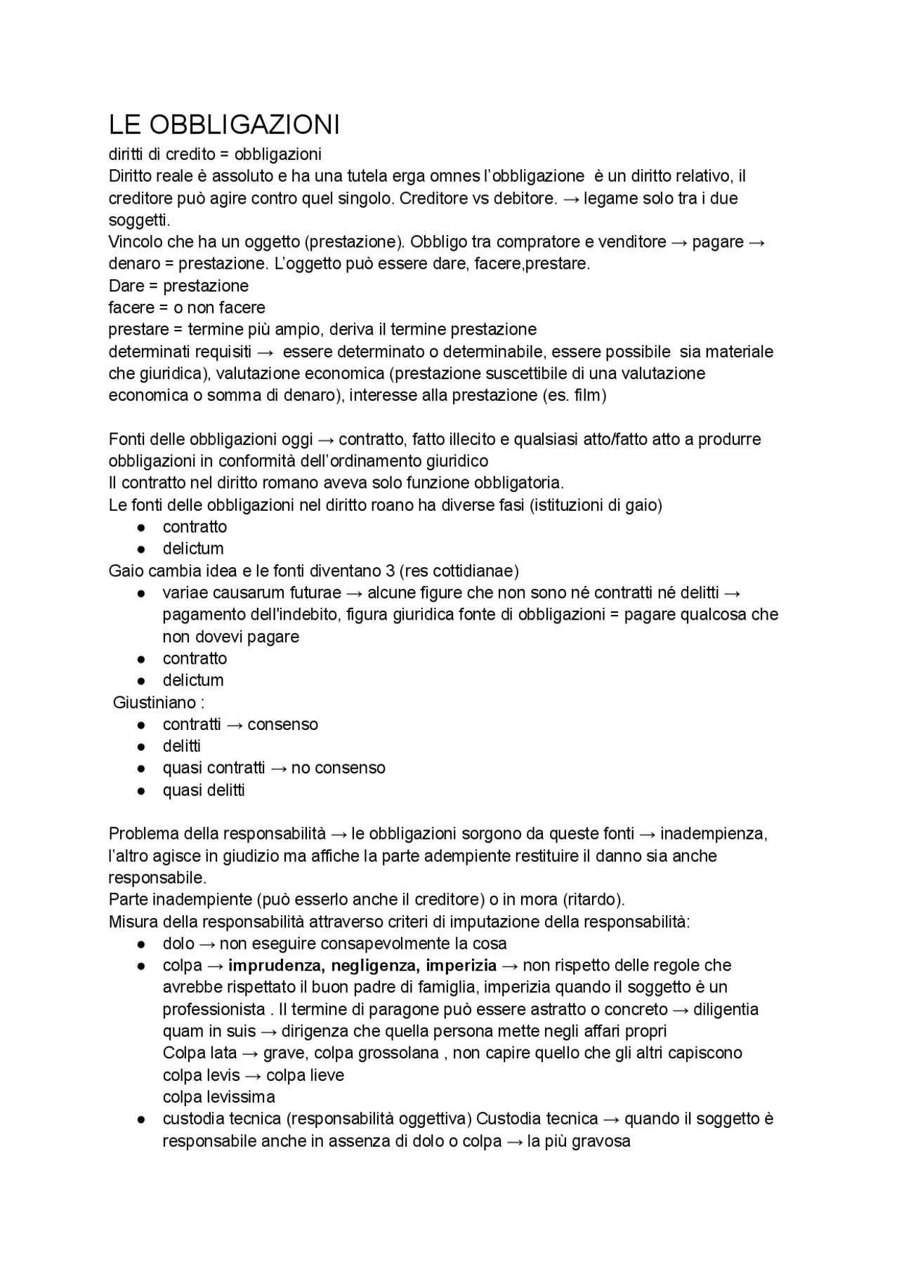 Schemi Obbligazioni Docsity