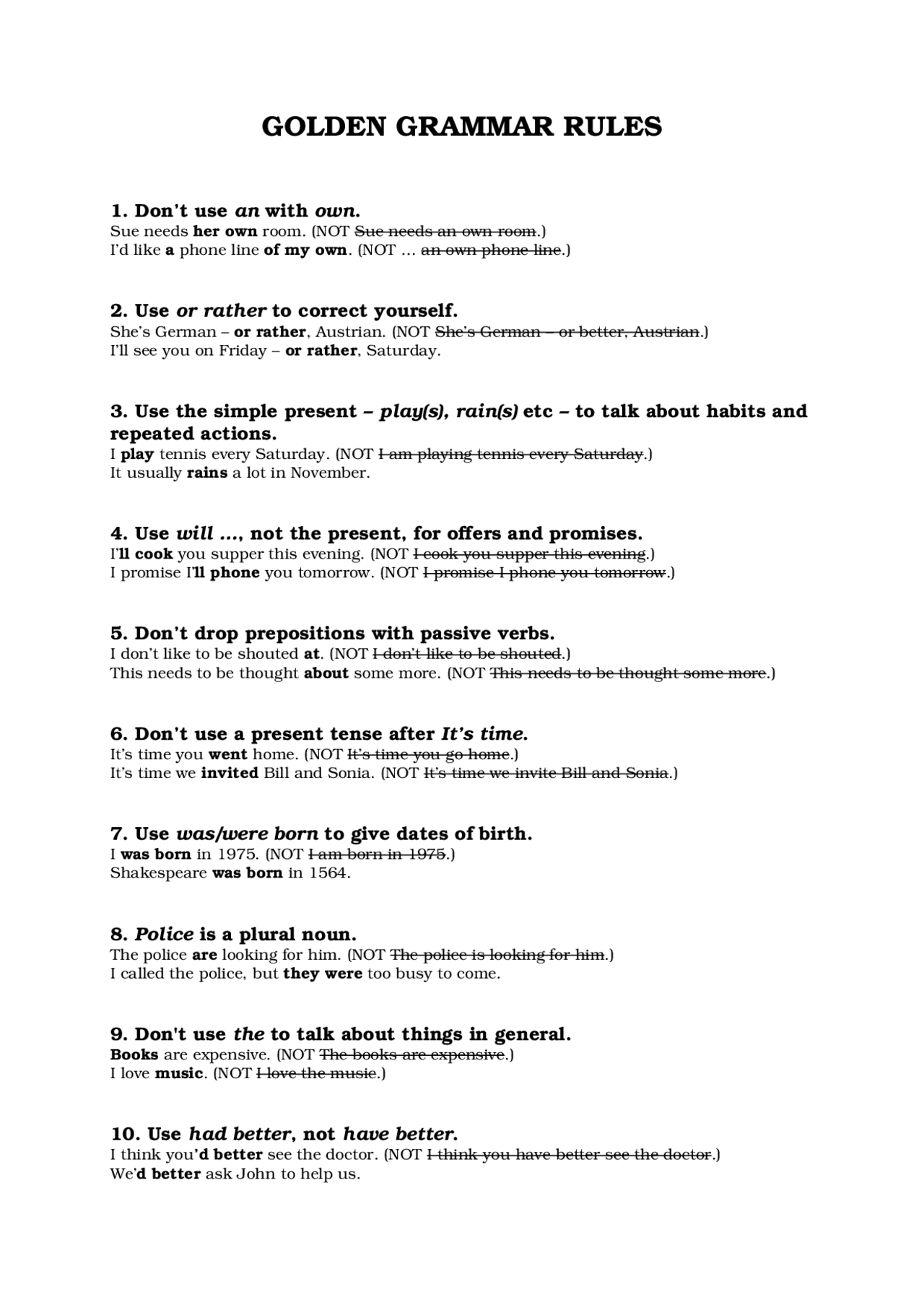 Rules of Grammar Rules of Grammar Rules of Grammar Rules of Grammar ...