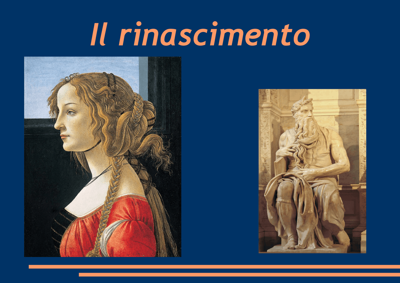 Presentazione Michelangelo, Da Vinci, Botticelli - Docsity