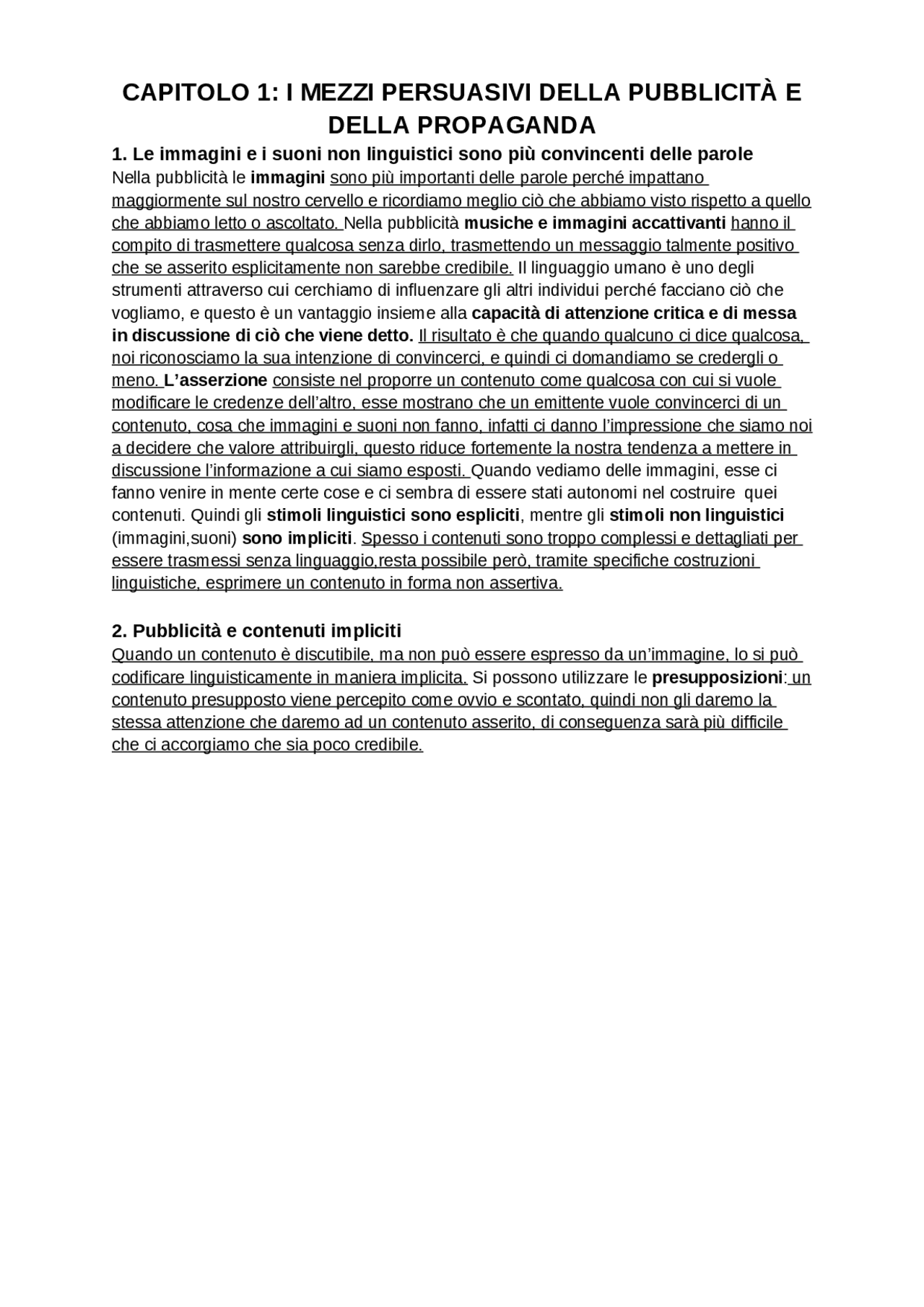 Breve sintesi di "La lingua disonesta" - Docsity